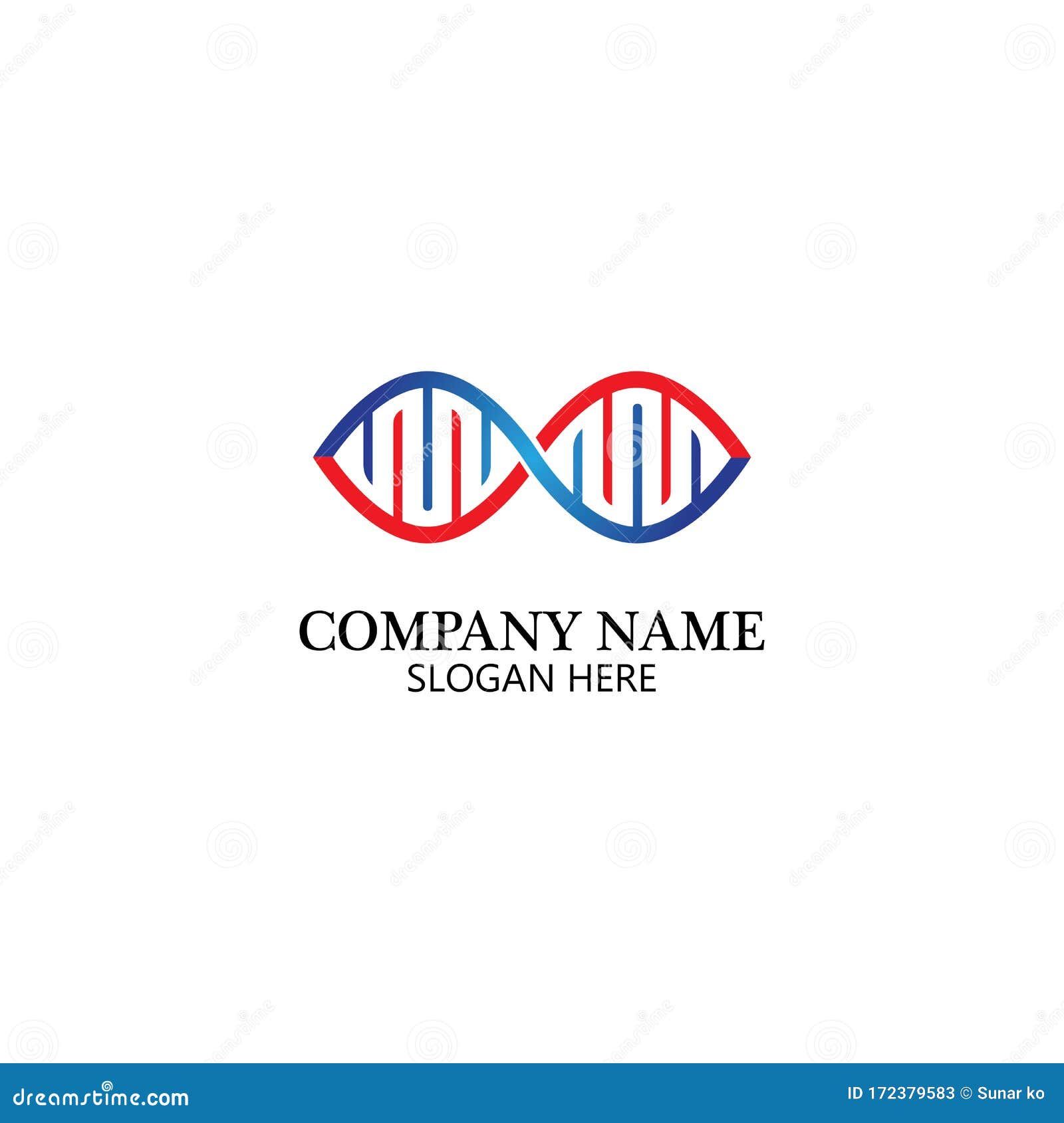 Infinity DNA Logo Icon Vector Stock Vector - Illustration of identity ...