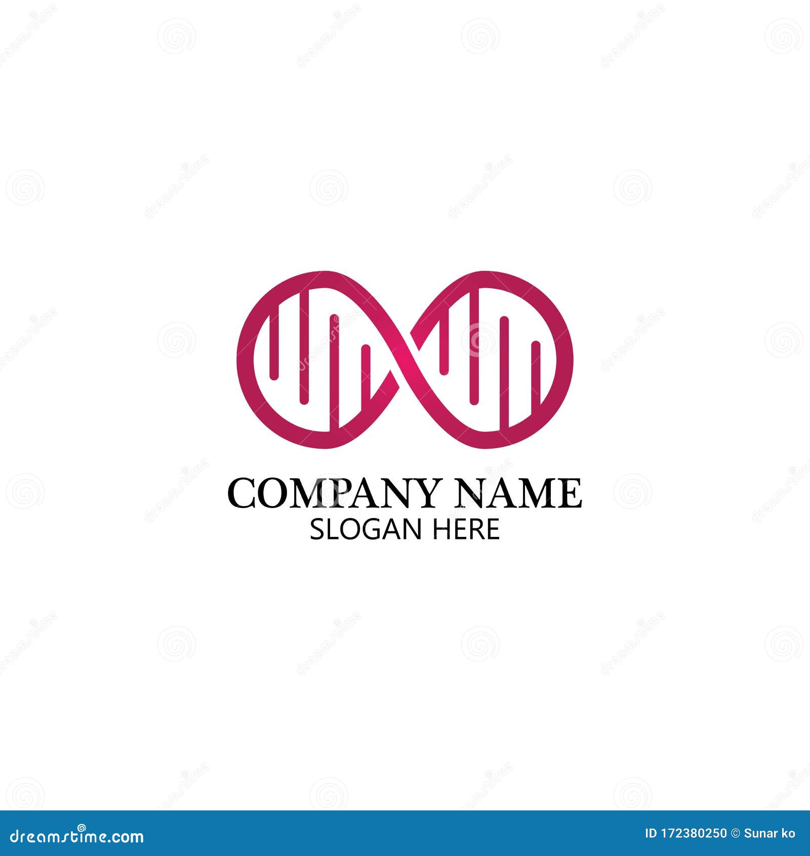 Infinity DNA Logo Icon Vector Stock Vector - Illustration of logo ...