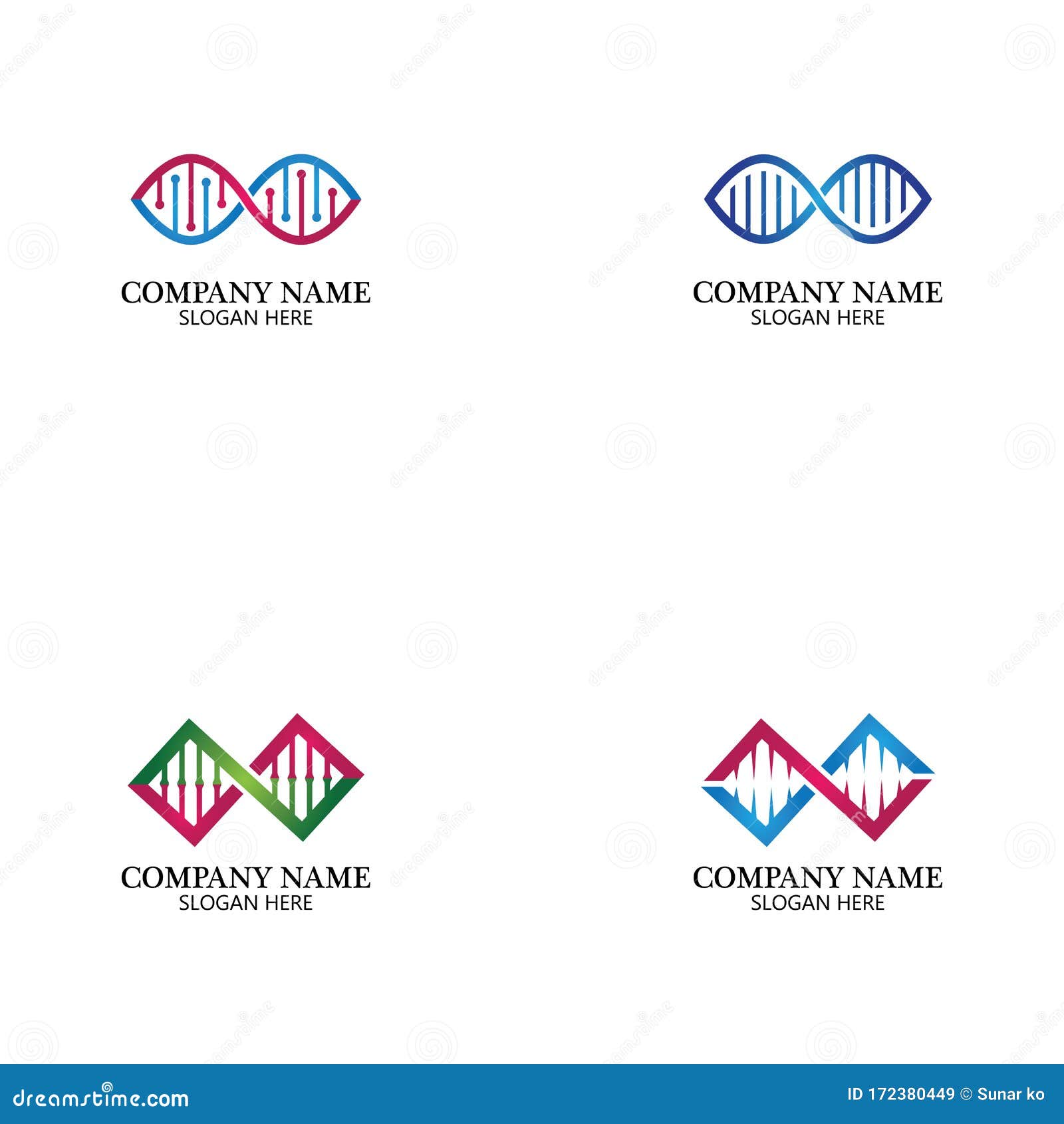 Infinity DNA Logo Icon Vector Stock Vector - Illustration of infinity ...