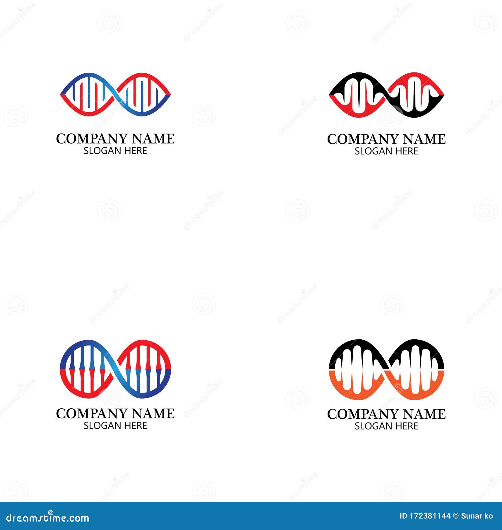 Infinity DNA Logo Icon Vector Stock Vector - Illustration of shape ...