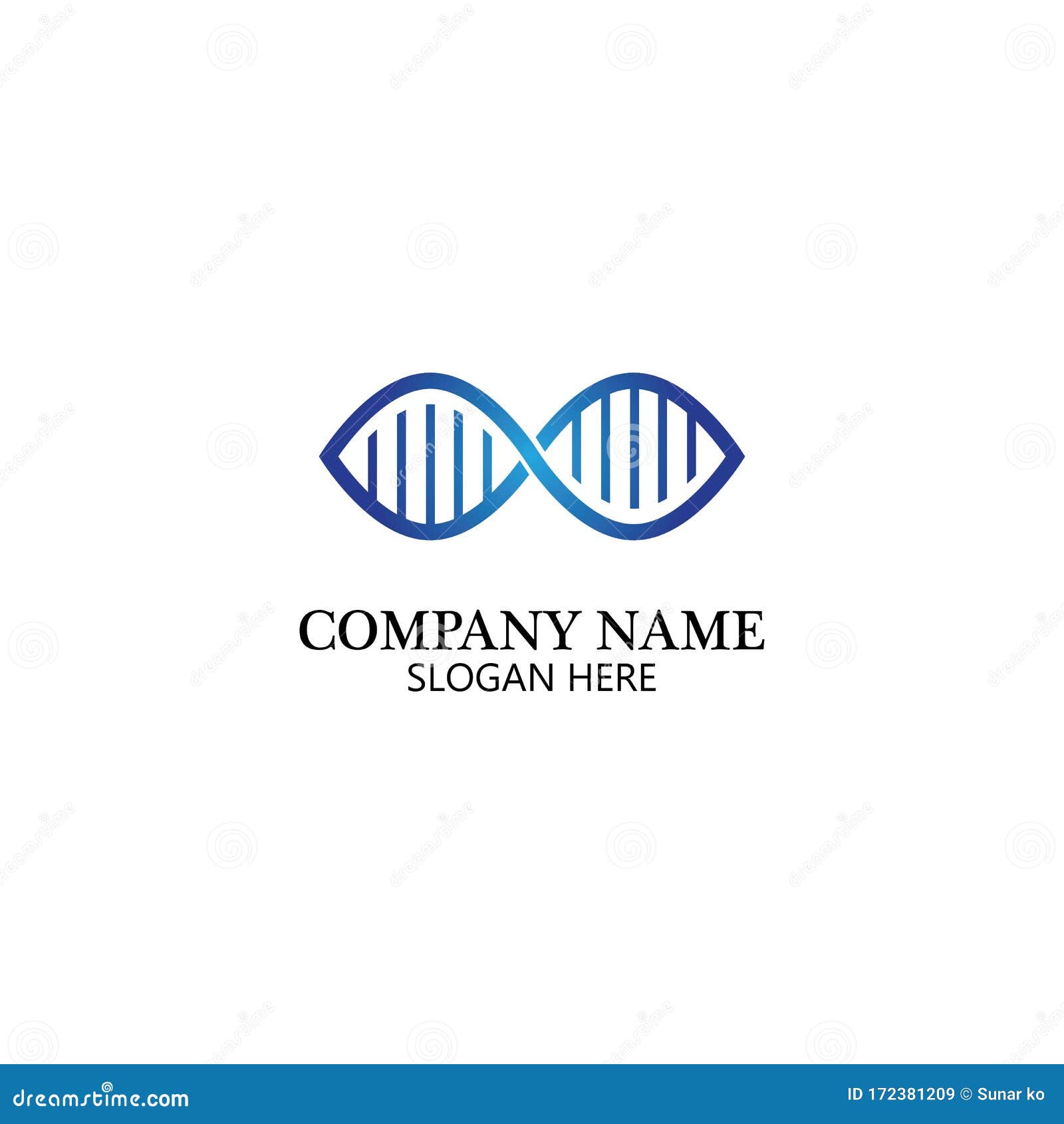Infinity DNA Logo Icon Vector Stock Illustration - Illustration of ...