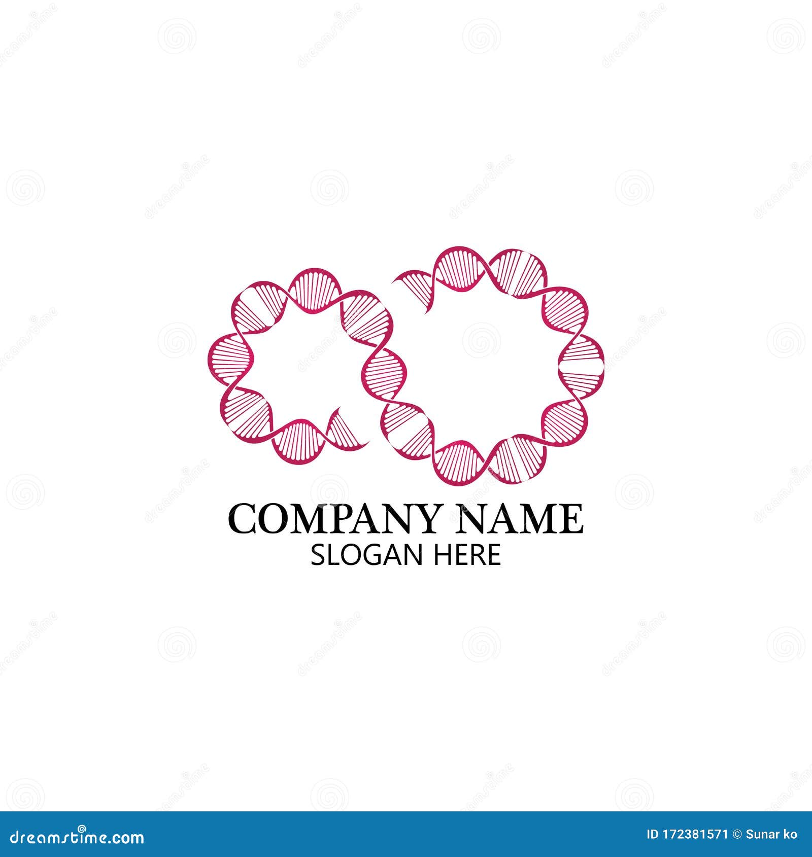 Infinity DNA Logo Icon Vector Stock Vector - Illustration of background ...