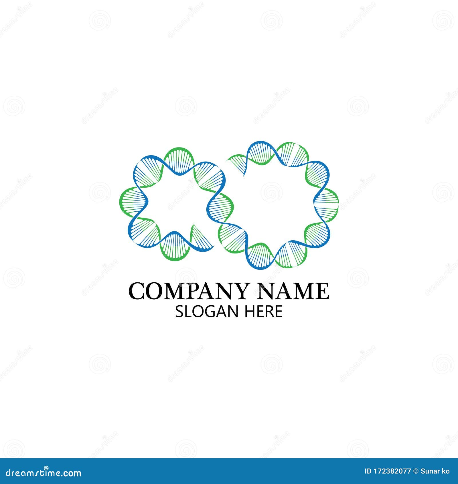 Infinity DNA Logo Icon Vector Stock Illustration - Illustration of ...