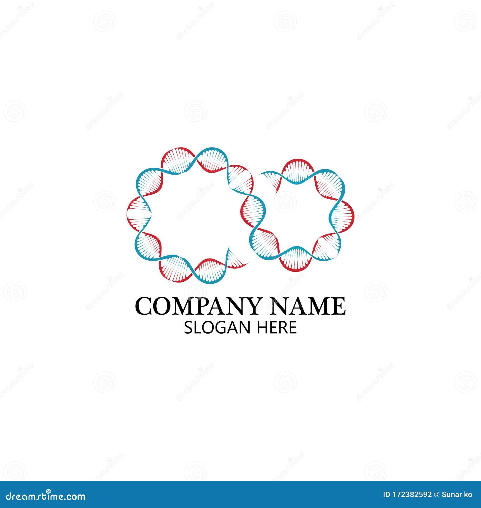 Infinity DNA Logo Icon Vector Stock Illustration - Illustration of logo ...