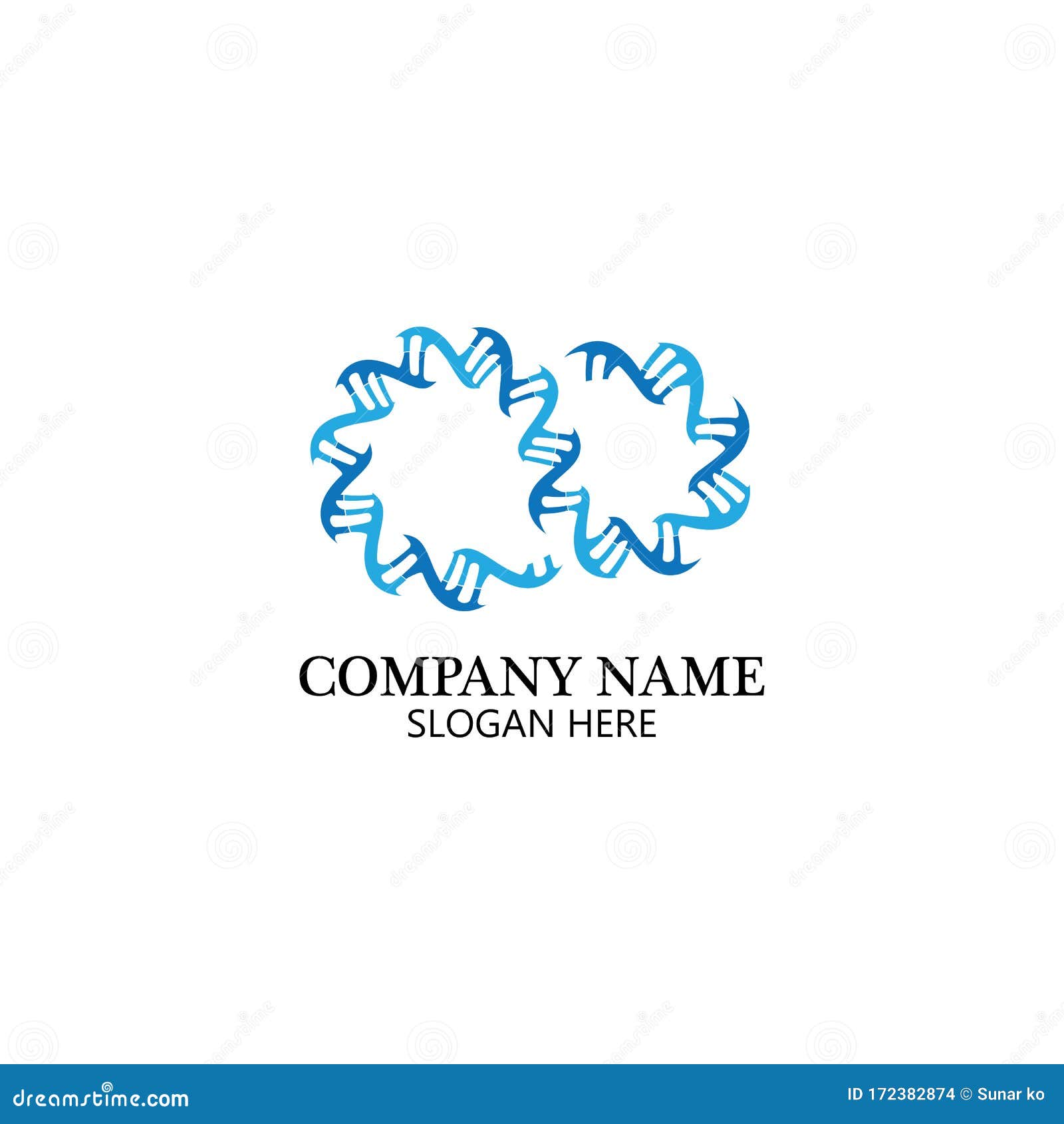 Infinity DNA Logo Icon Vector Stock Photo - Image of background ...