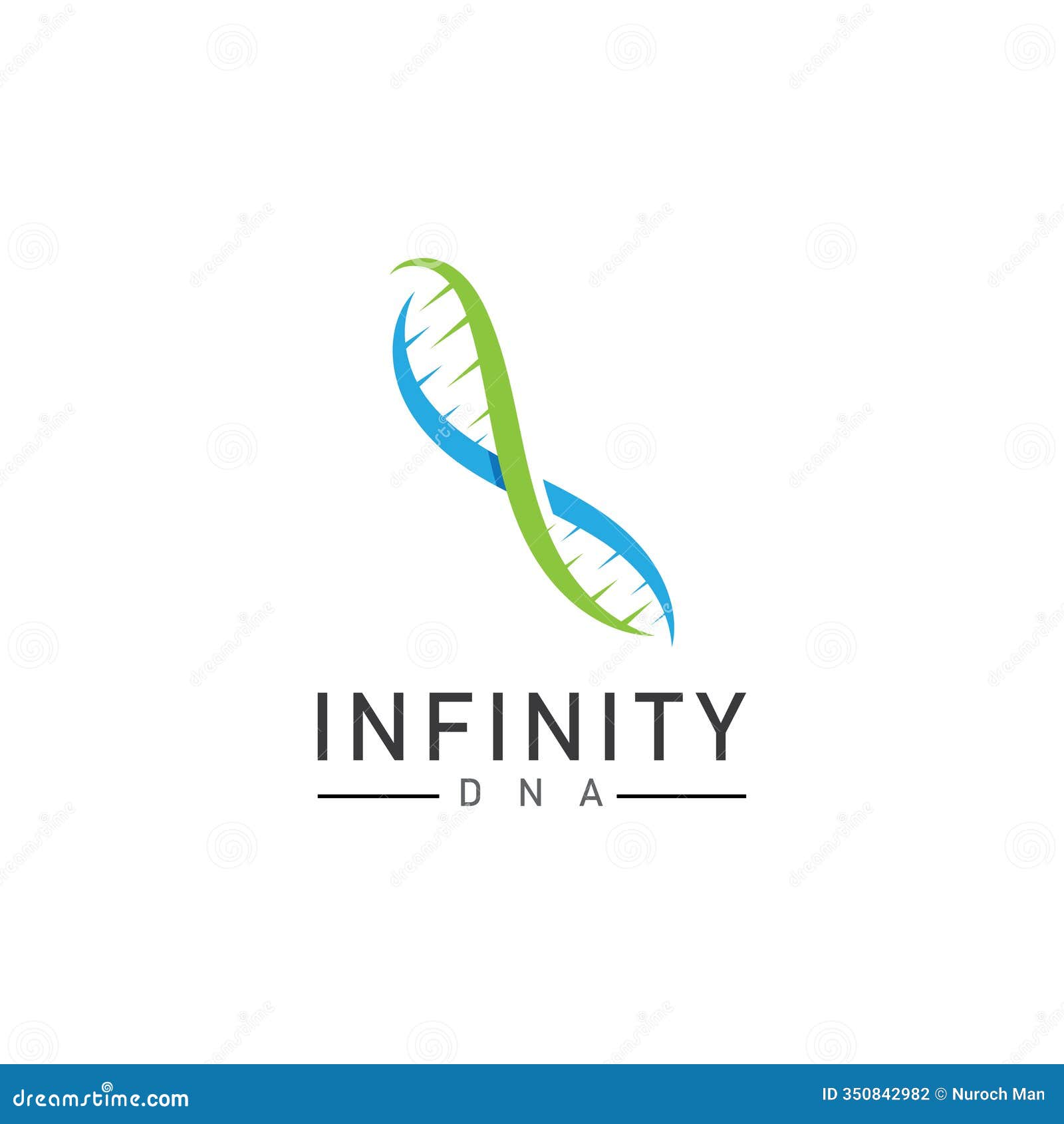 Infinity Dna Logo Icon Vector Stock Illustration - Illustration of ...