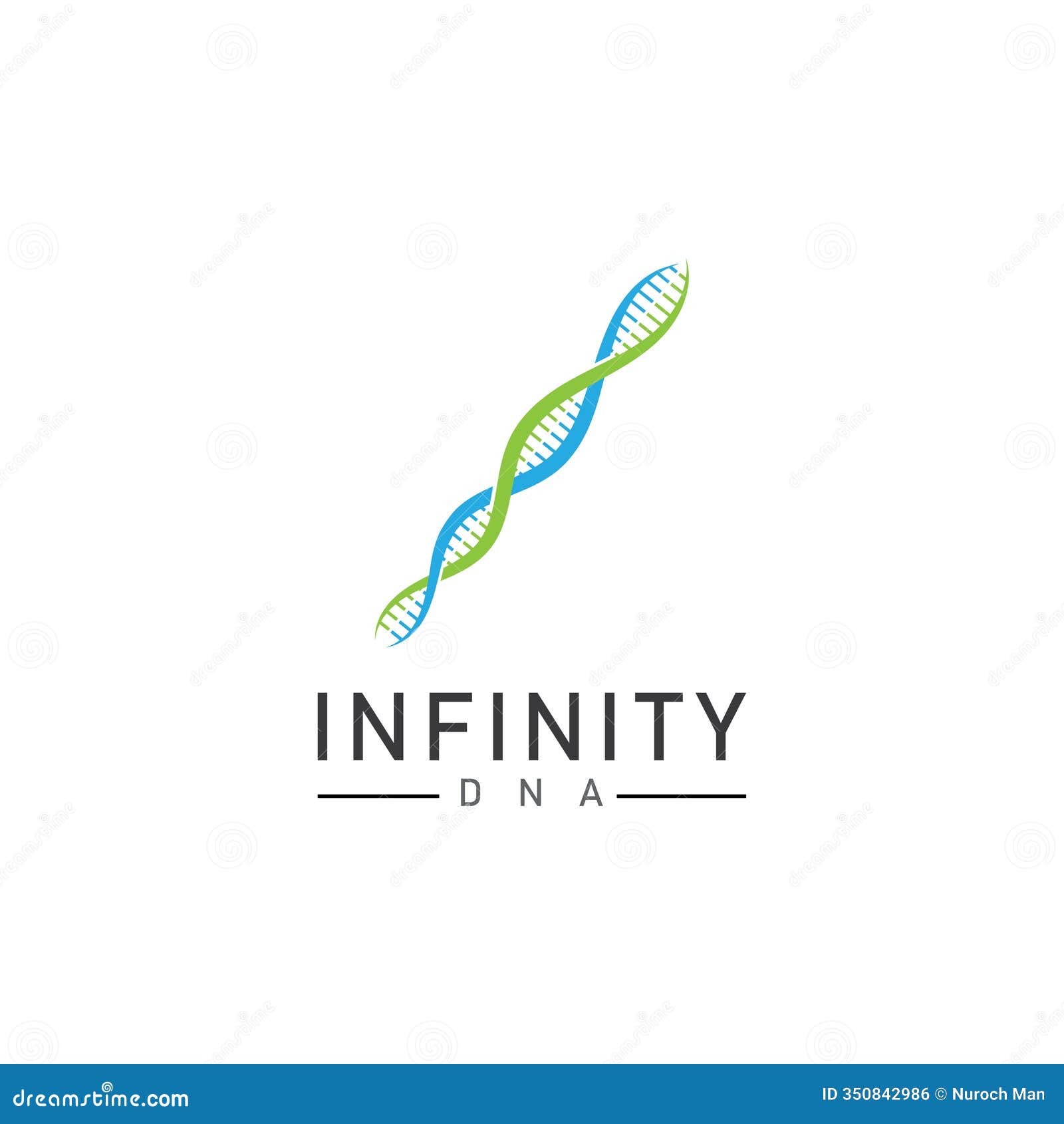 Infinity Dna Logo Icon Vector Stock Illustration - Illustration of ...