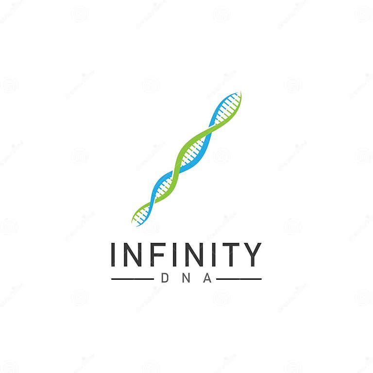 Infinity Dna Logo Icon Vector Stock Illustration - Illustration of ...