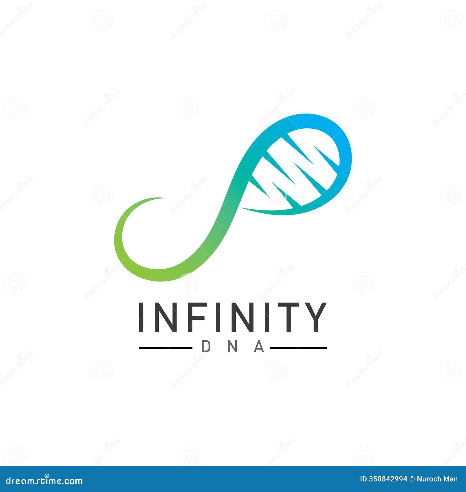 Infinity Dna Logo Icon Vector Stock Illustration - Illustration of ...