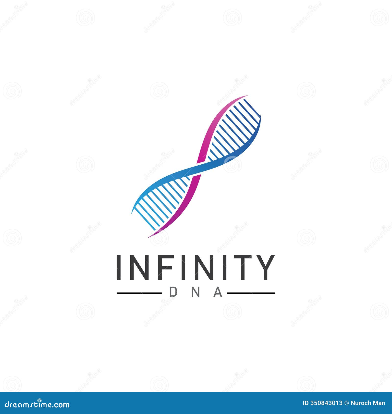 Infinity Dna Logo Icon Vector Stock Illustration - Illustration of ...