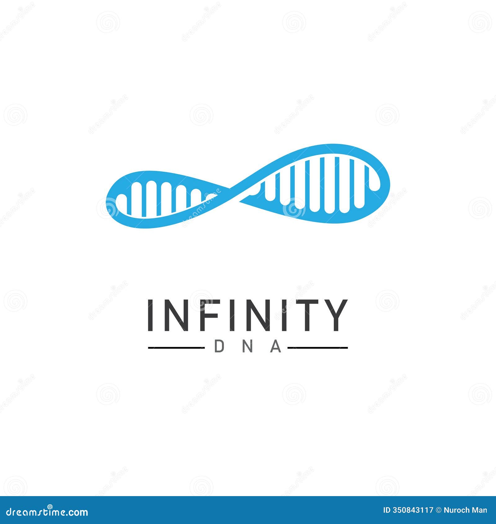 Infinity Dna Logo Icon Vector Stock Illustration - Illustration of ...
