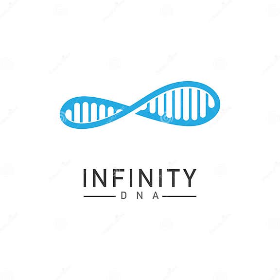 Infinity Dna Logo Icon Vector Stock Illustration - Illustration of ...