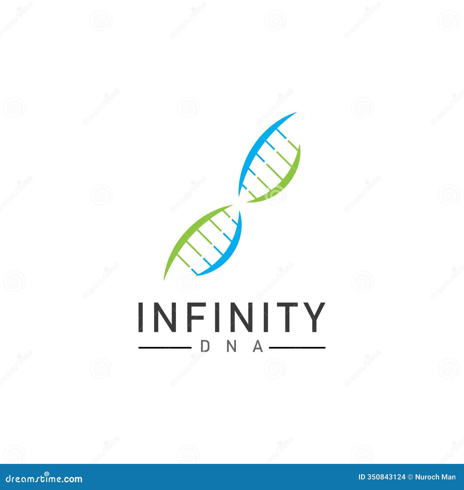 Infinity Dna Logo Icon Vector Stock Illustration - Illustration of ...