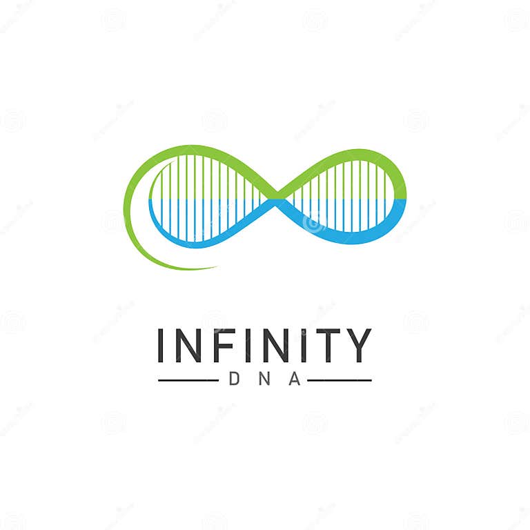 Infinity Dna Logo Icon Vector Stock Illustration - Illustration of ...