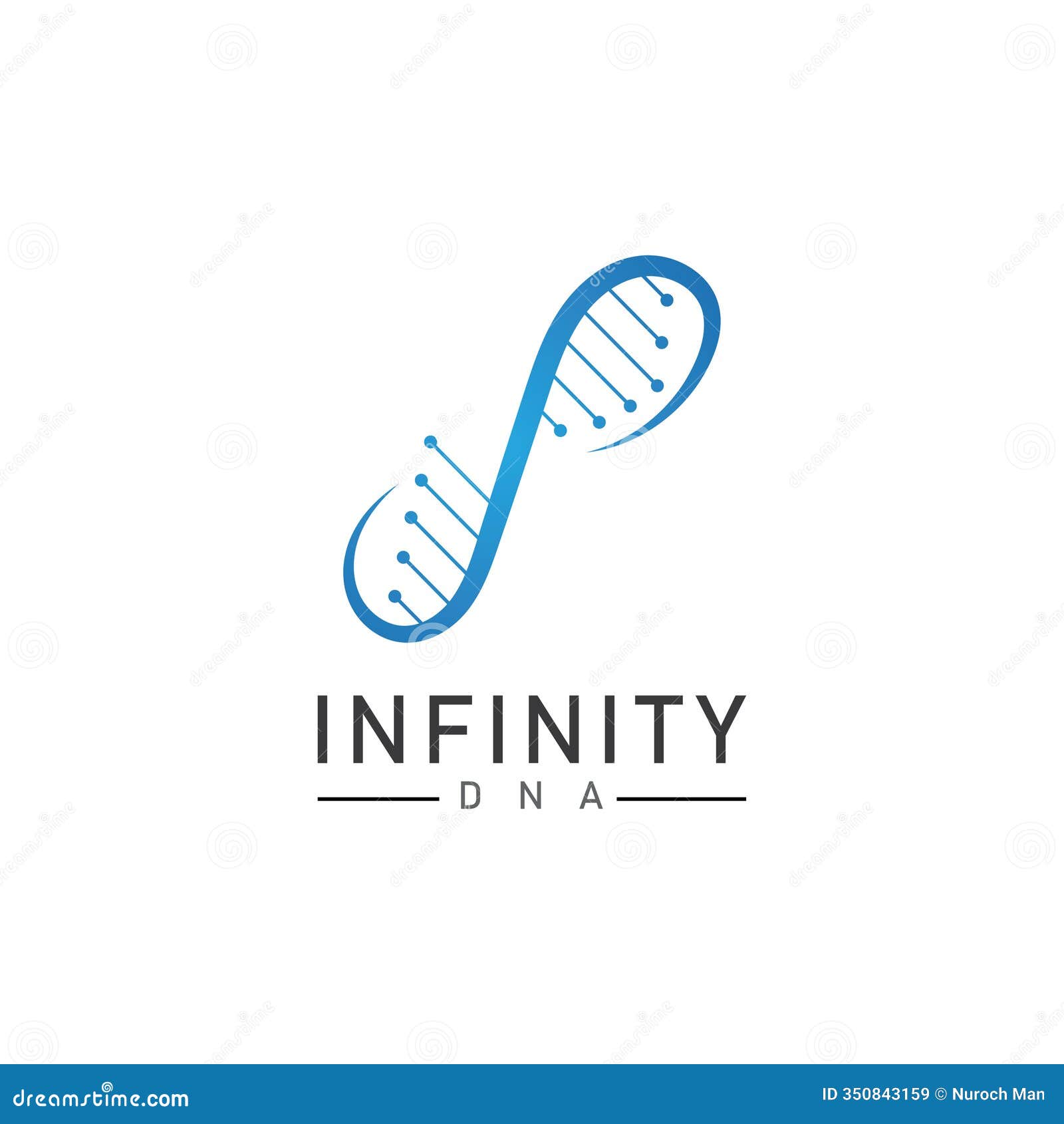 Infinity Dna Logo Icon Vector Stock Illustration - Illustration of ...