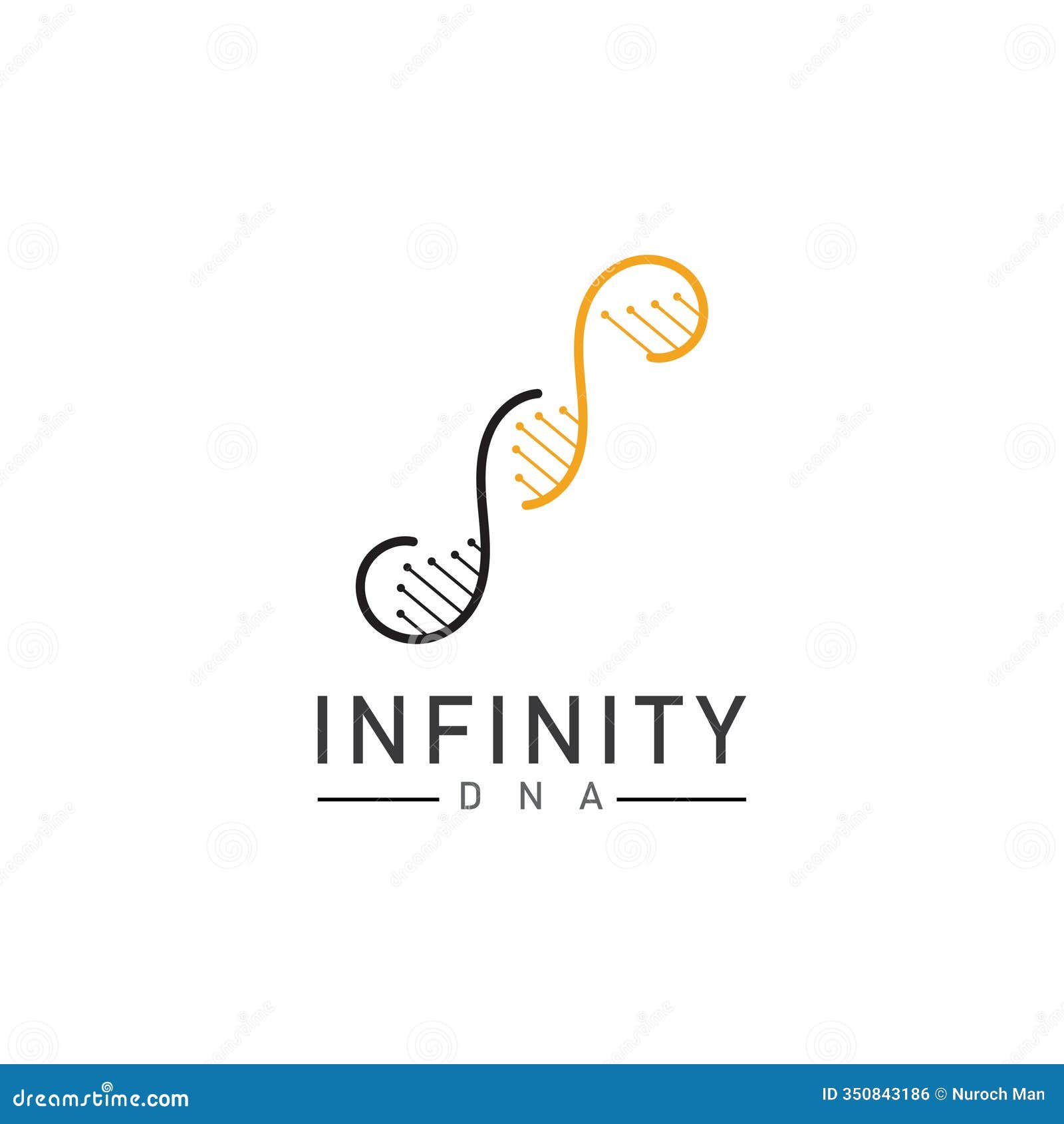 Infinity Dna Logo Icon Vector Stock Illustration - Illustration of ...