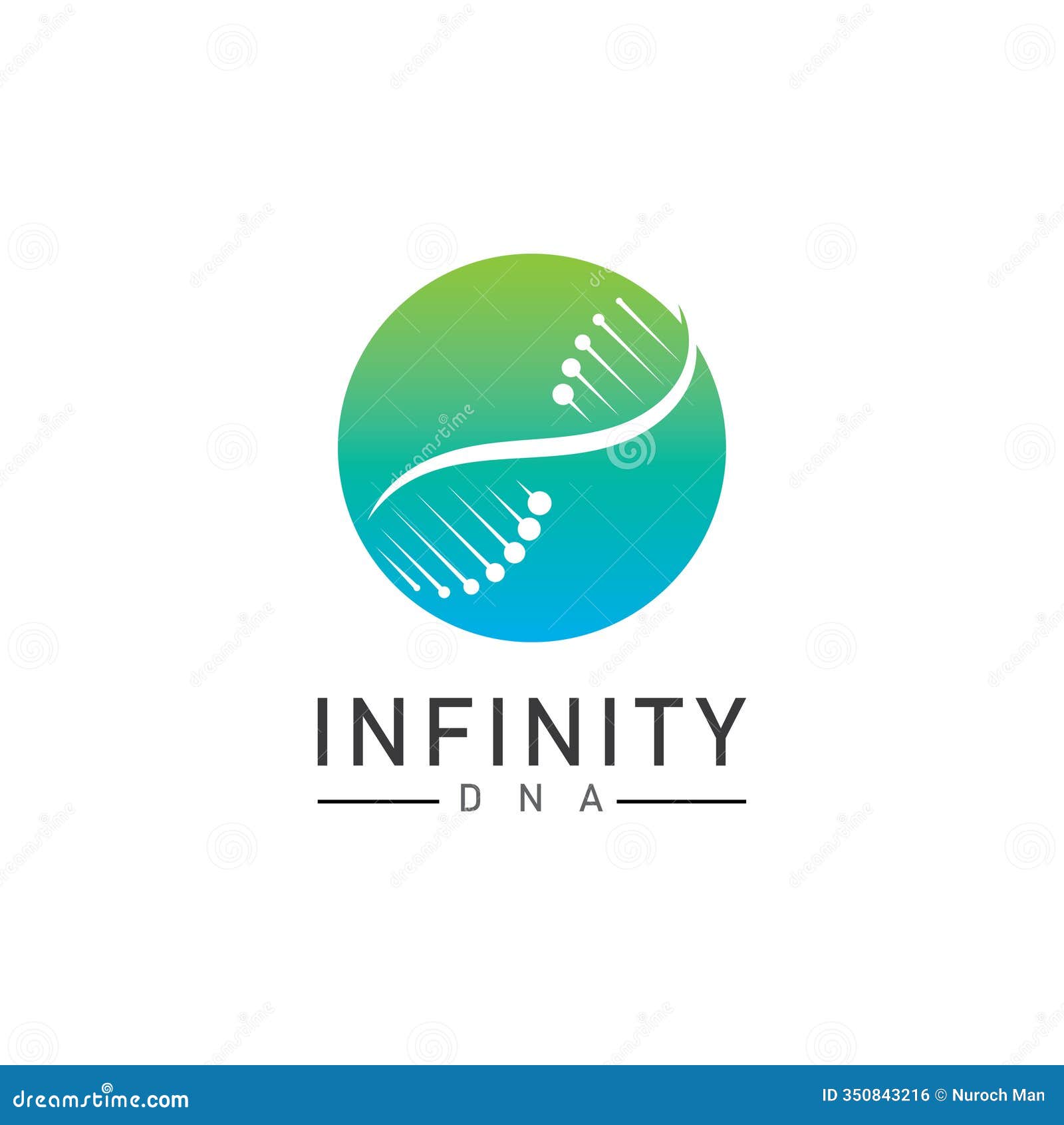 Infinity Dna Logo Icon Vector Stock Illustration - Illustration of ...