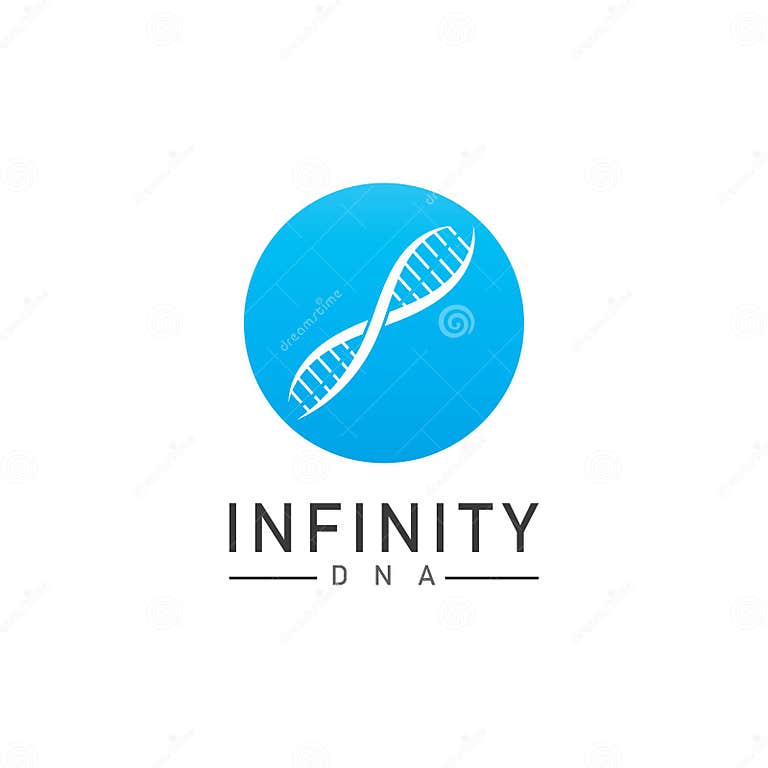 Infinity Dna Logo Icon Vector Stock Illustration - Illustration of ...