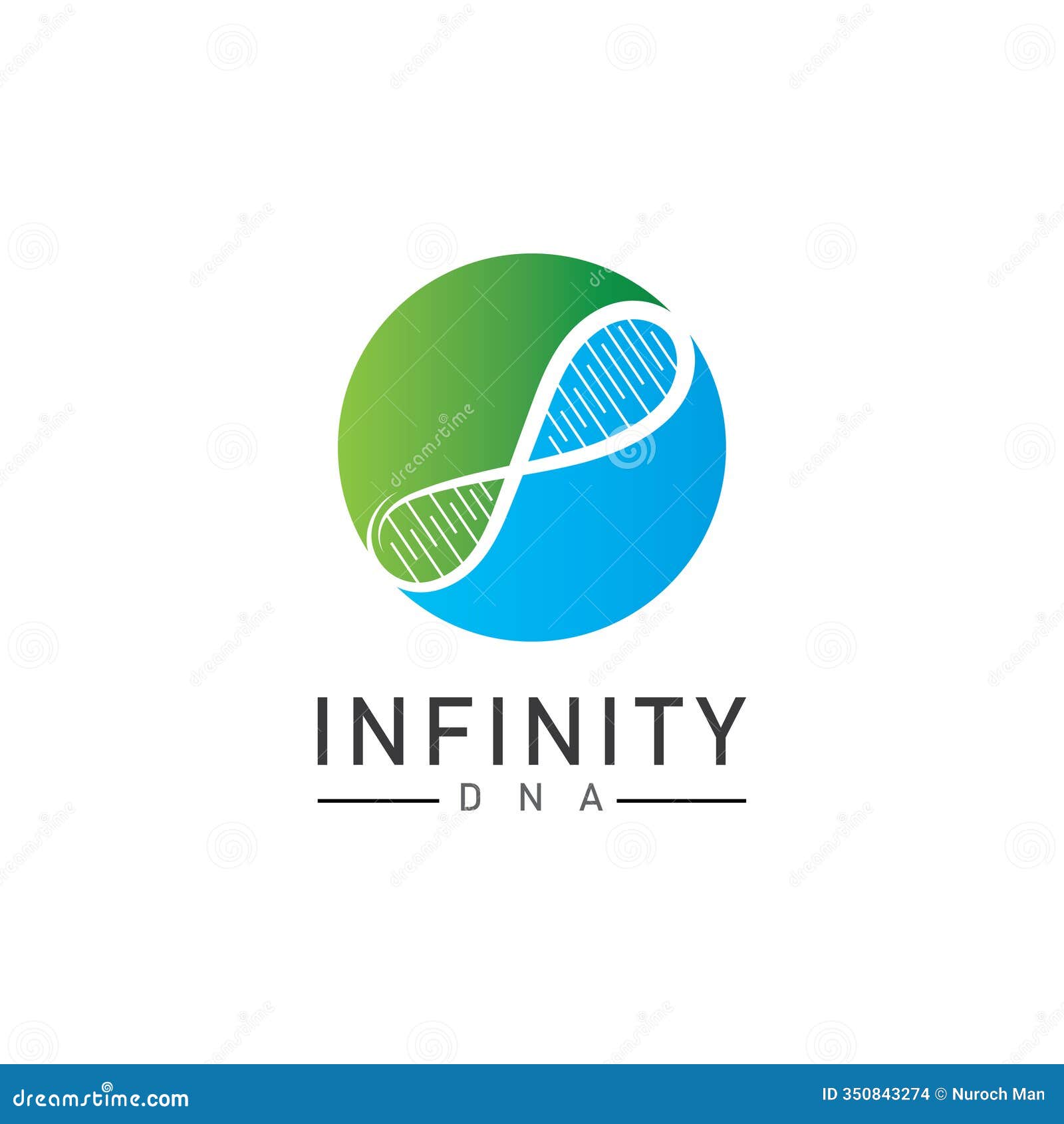 Infinity Dna Logo Icon Vector Stock Illustration - Illustration of ...