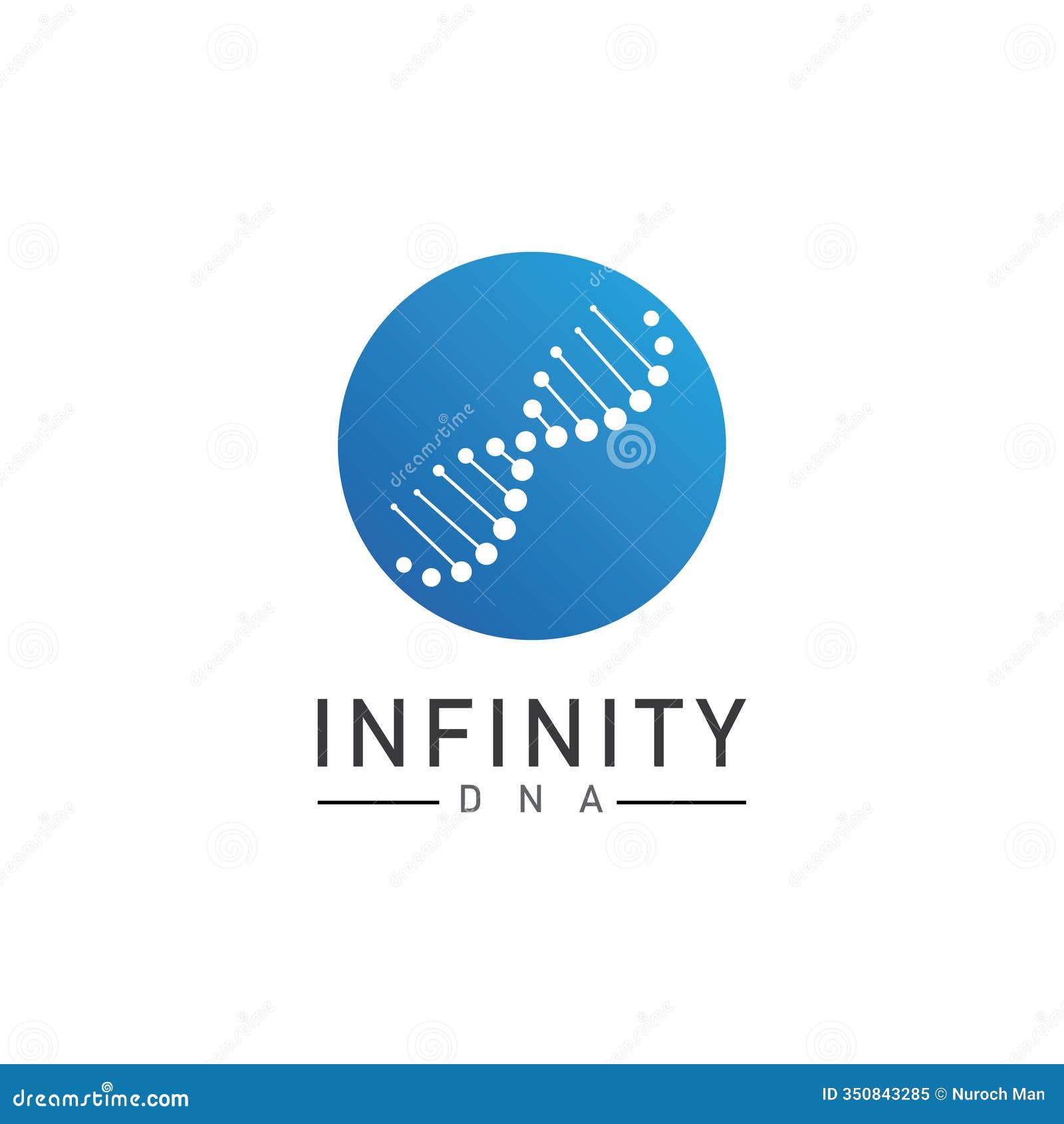 Infinity Dna Logo Icon Vector Stock Illustration - Illustration of ...