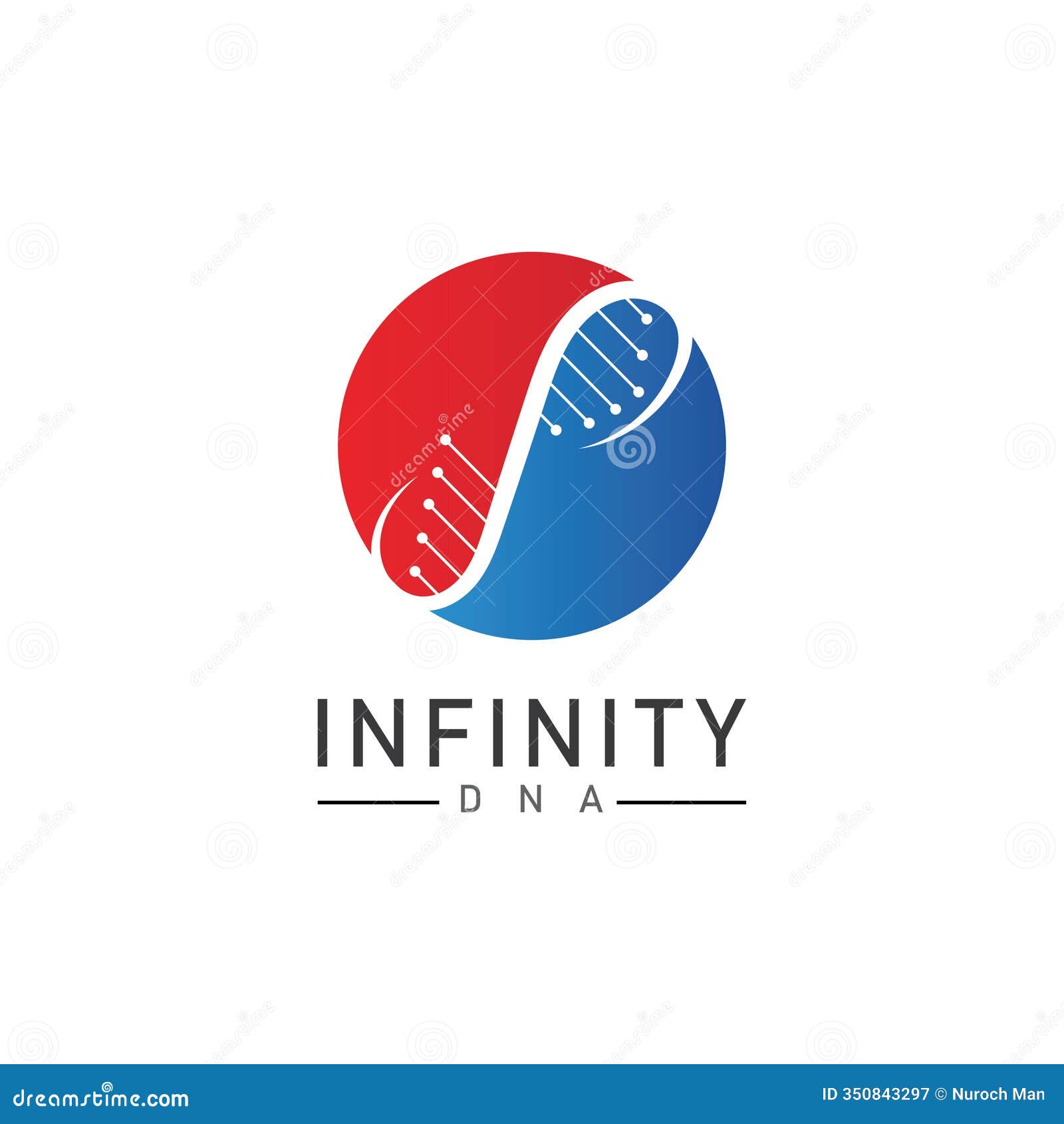 Infinity Dna Logo Icon Vector Stock Illustration - Illustration of ...