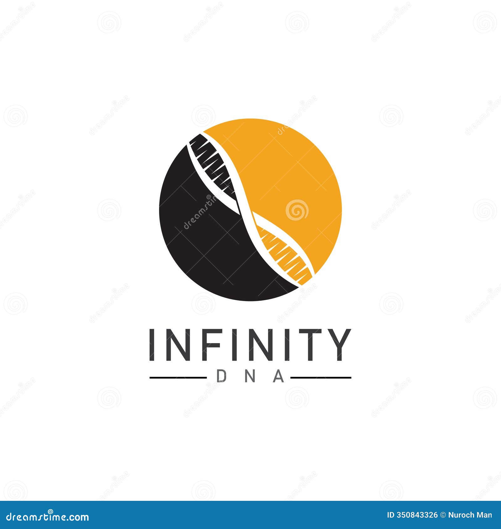 Infinity Dna Logo Icon Vector Stock Illustration - Illustration of ...