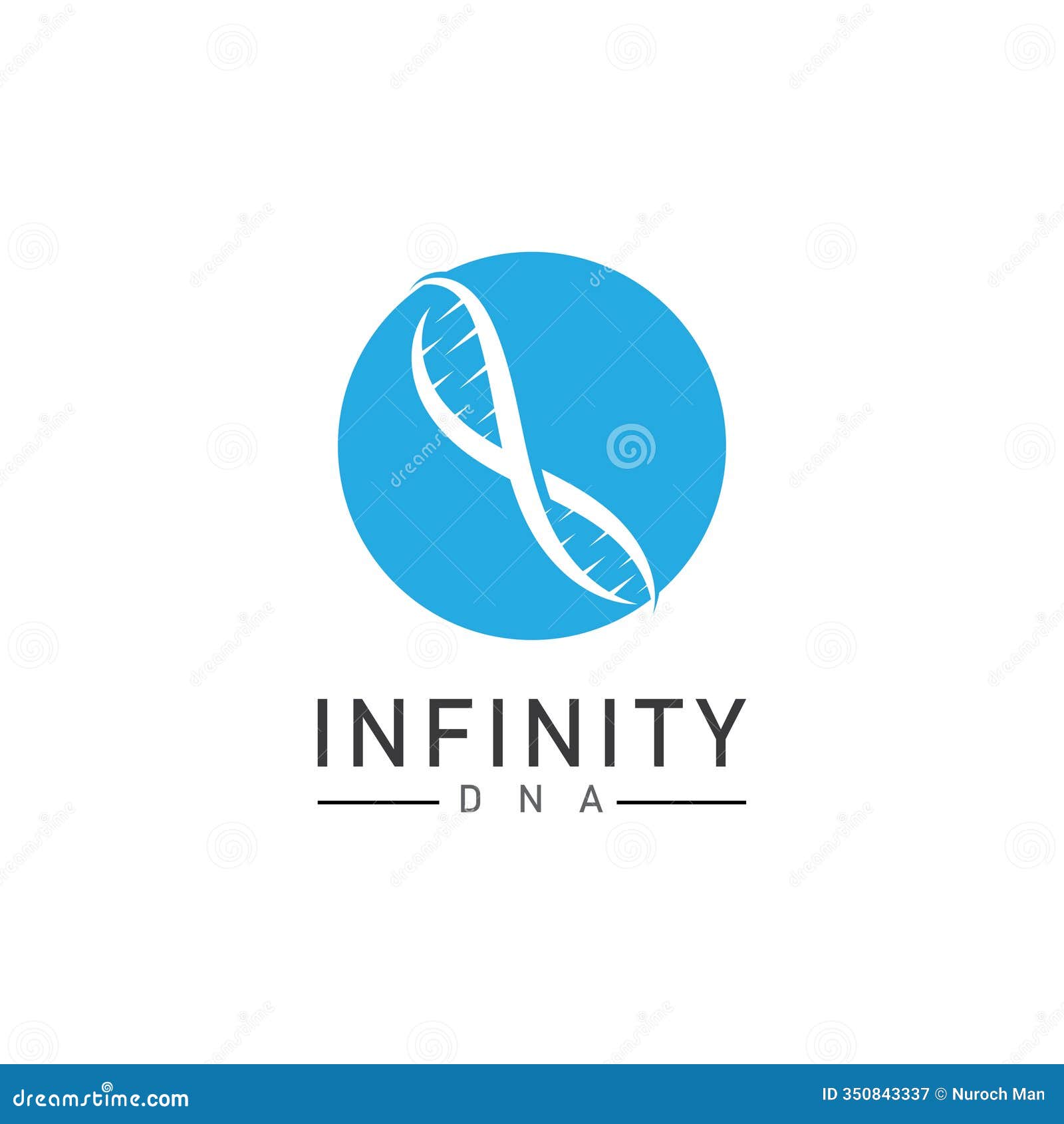Infinity Dna Logo Icon Vector Stock Illustration - Illustration of ...