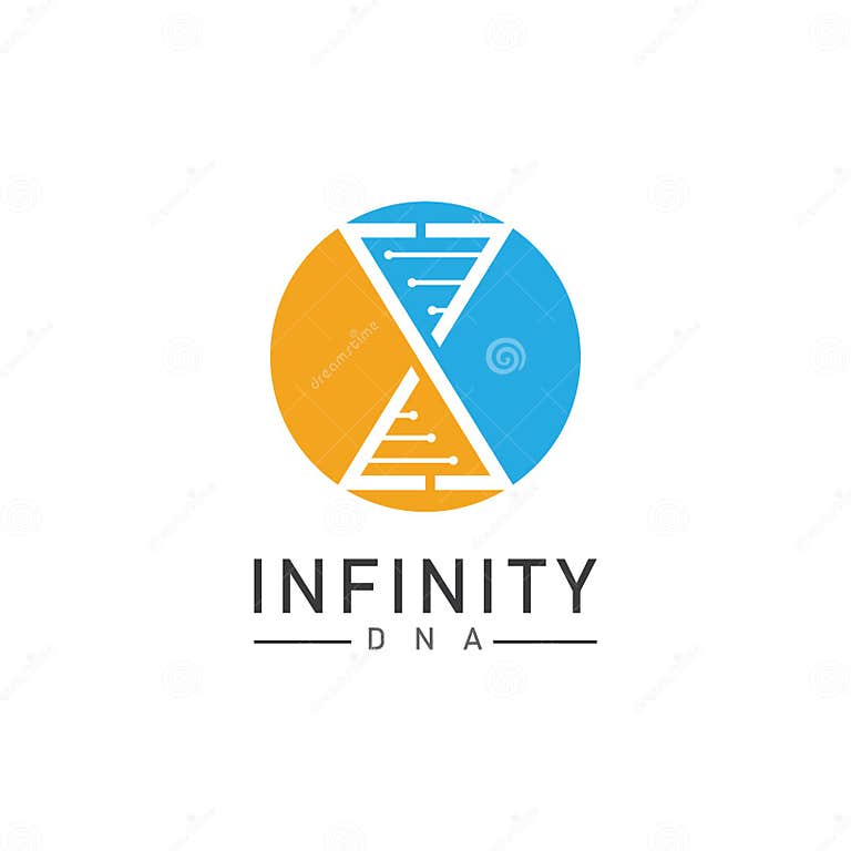 Infinity Dna Logo Icon Vector Stock Illustration - Illustration of ...