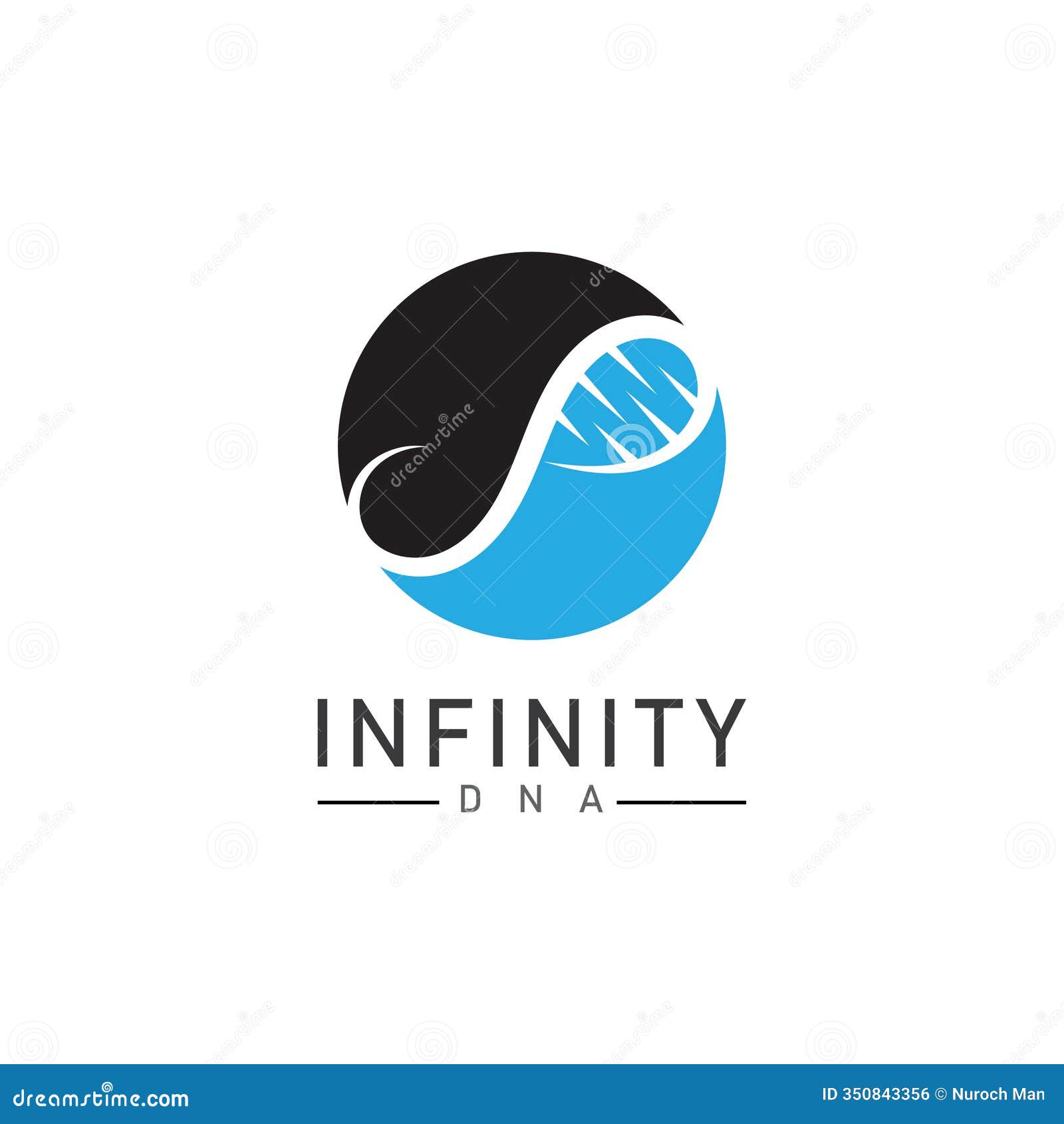 Infinity Dna Logo Icon Vector Stock Illustration - Illustration of ...
