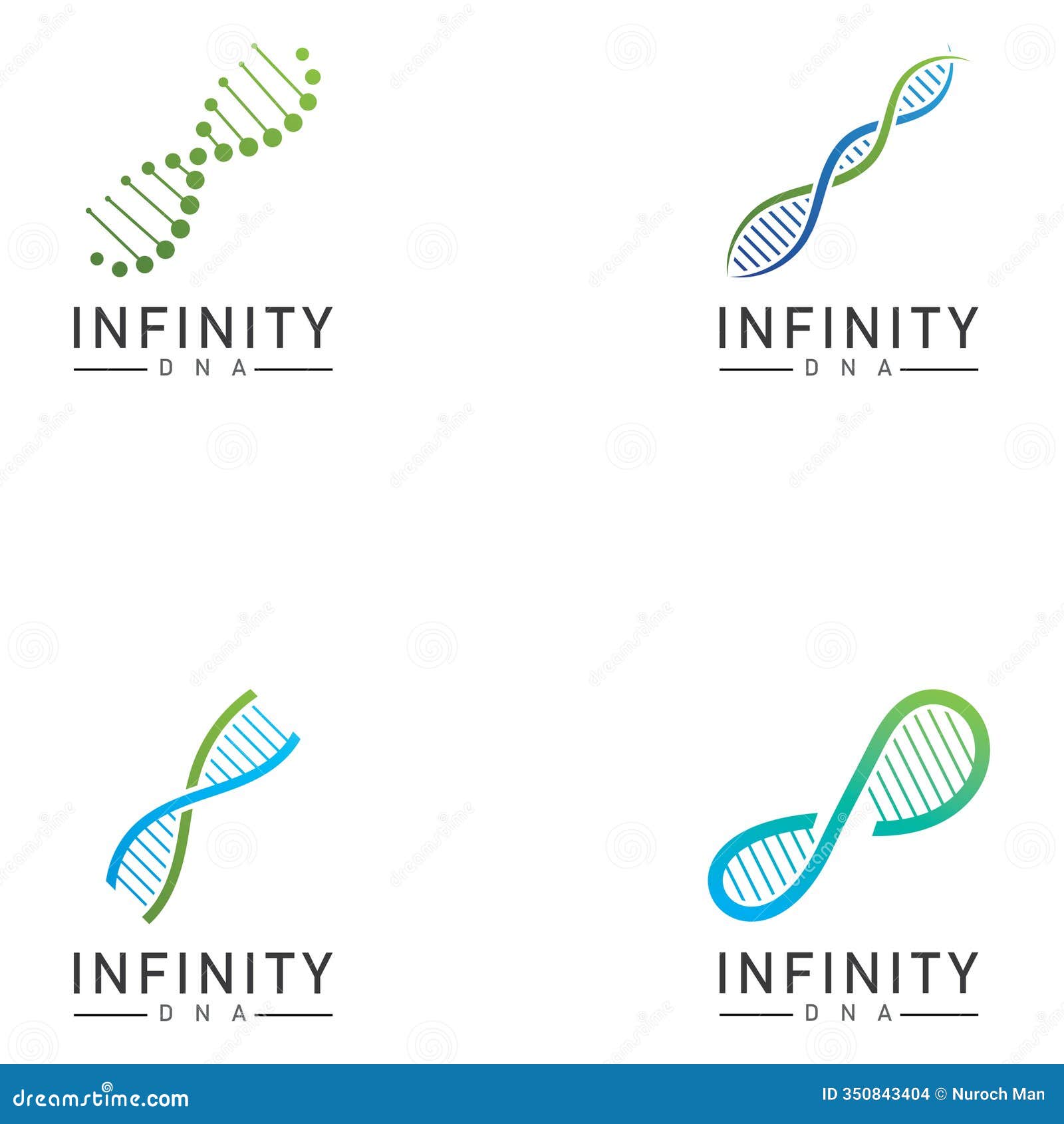 Infinity Dna Logo Icon Vector Stock Illustration - Illustration of ...