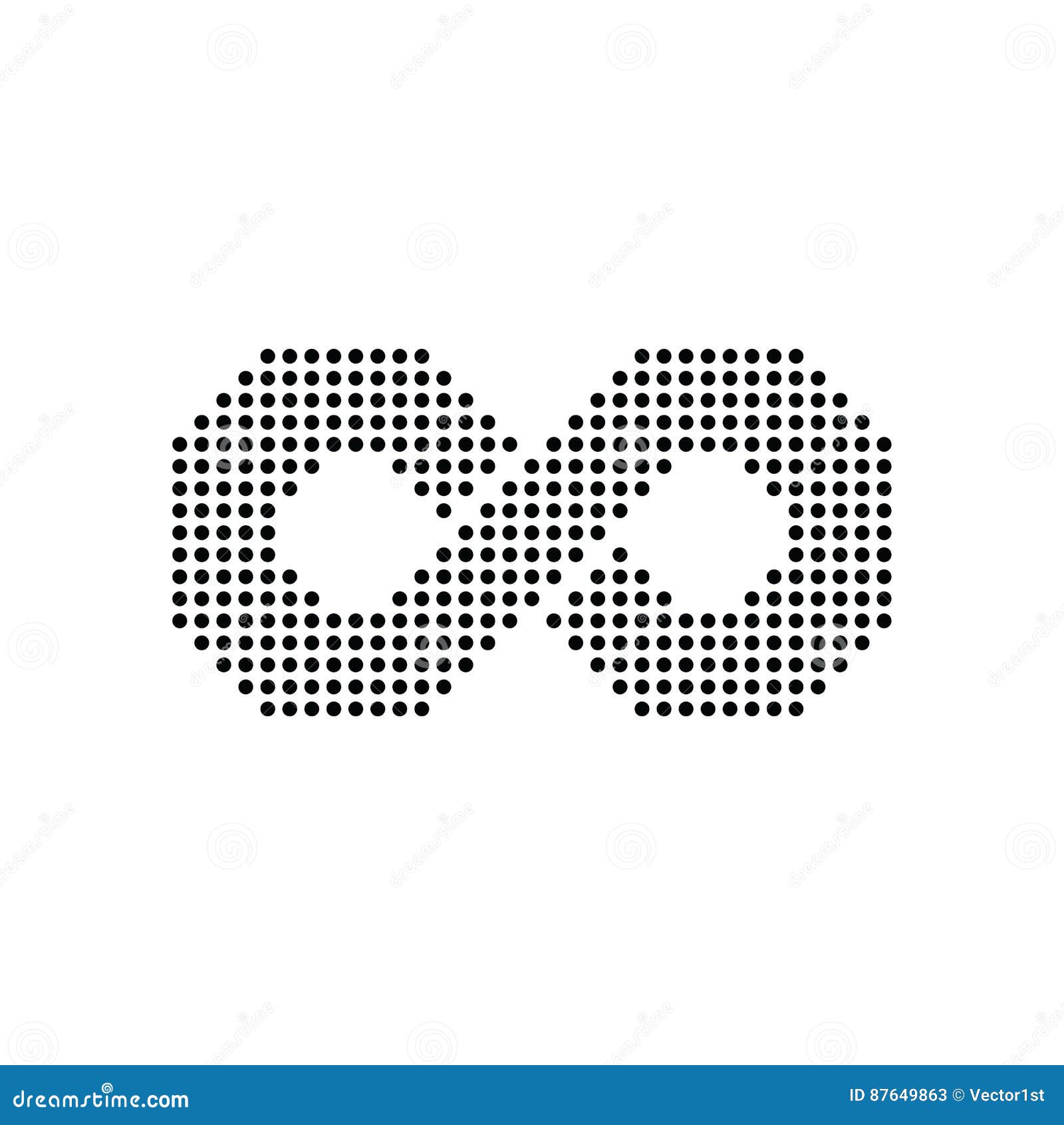 Infinity Dot Logotype Theme Stock Vector - Illustration of future ...