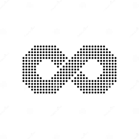 Infinity Dot Logotype Theme Stock Vector - Illustration of future ...