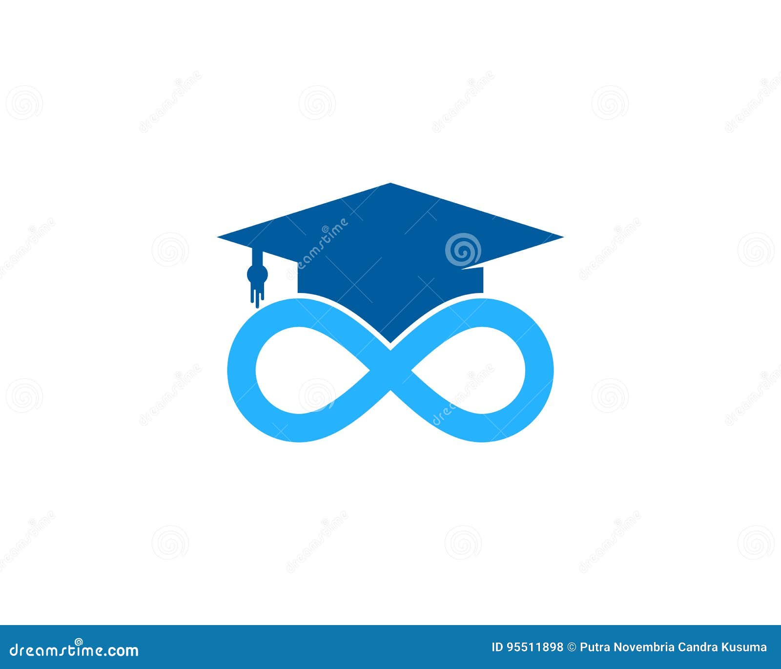 Infinity Education Icon Logo Design ELement Stock Vector - Illustration ...
