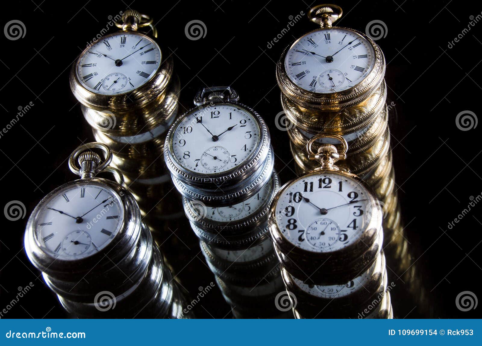 Infinity and the Never Ending Progression of Time Stock Photo - Image ...
