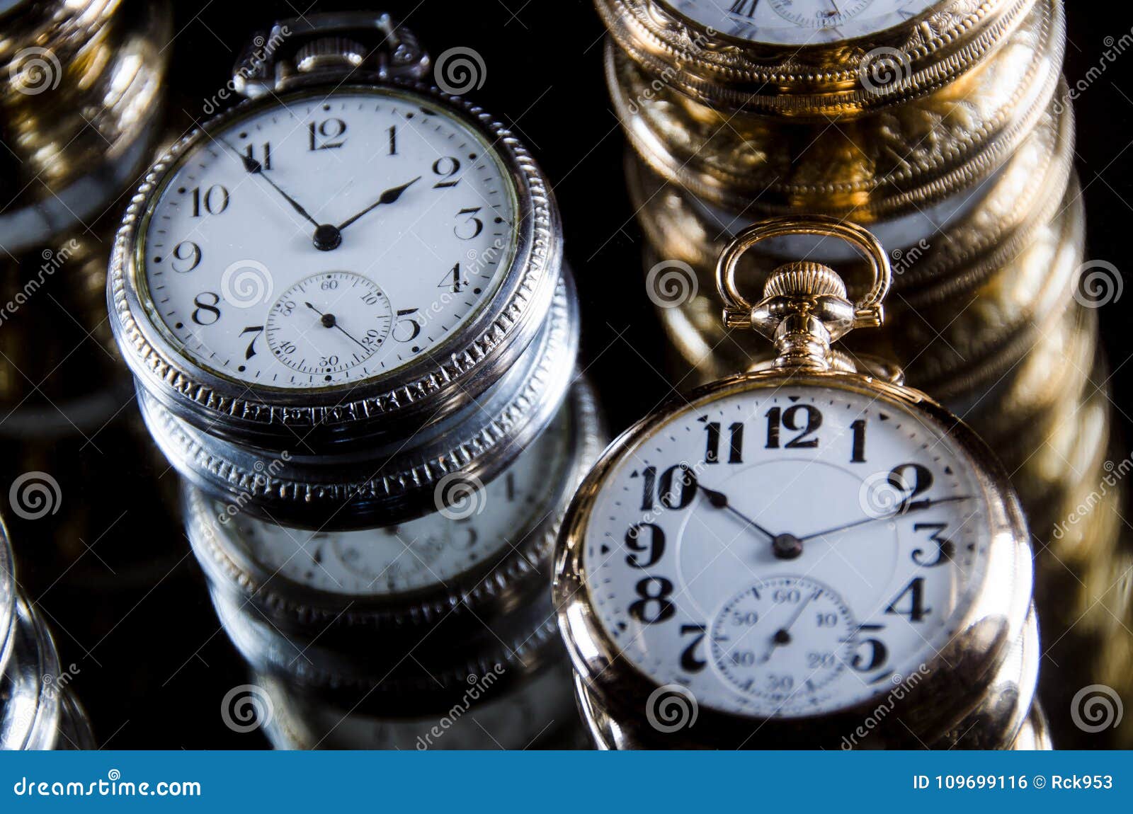 Infinity and the Never Ending Progression of Time Stock Photo - Image ...
