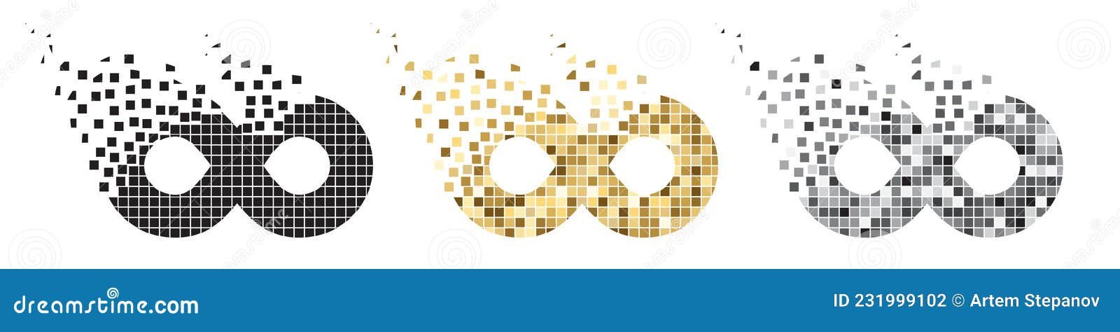 Infinity, Eternity or Moebius Vector Symbol Isolated on White Stock ...