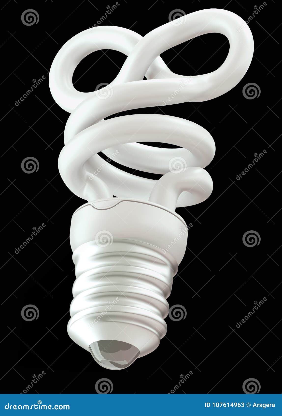 Infinity or Eternity Symbol Light Bulb Stock Illustration ...
