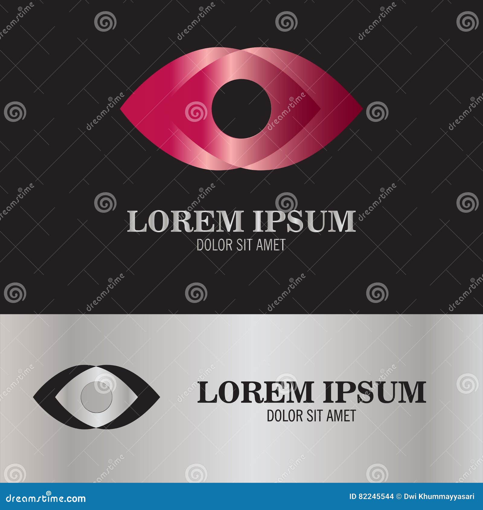 Infinity eye logo stock vector. Illustration of creative - 82245544