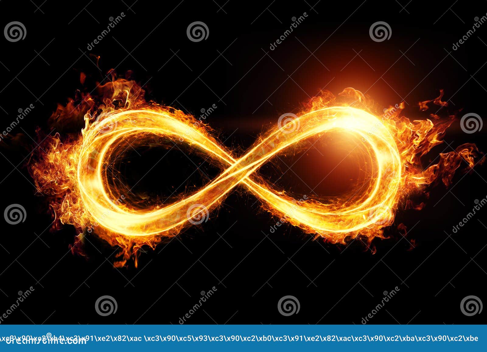 Infinity Symbol With Watercolour Primary Colour Gradient On Texture ...