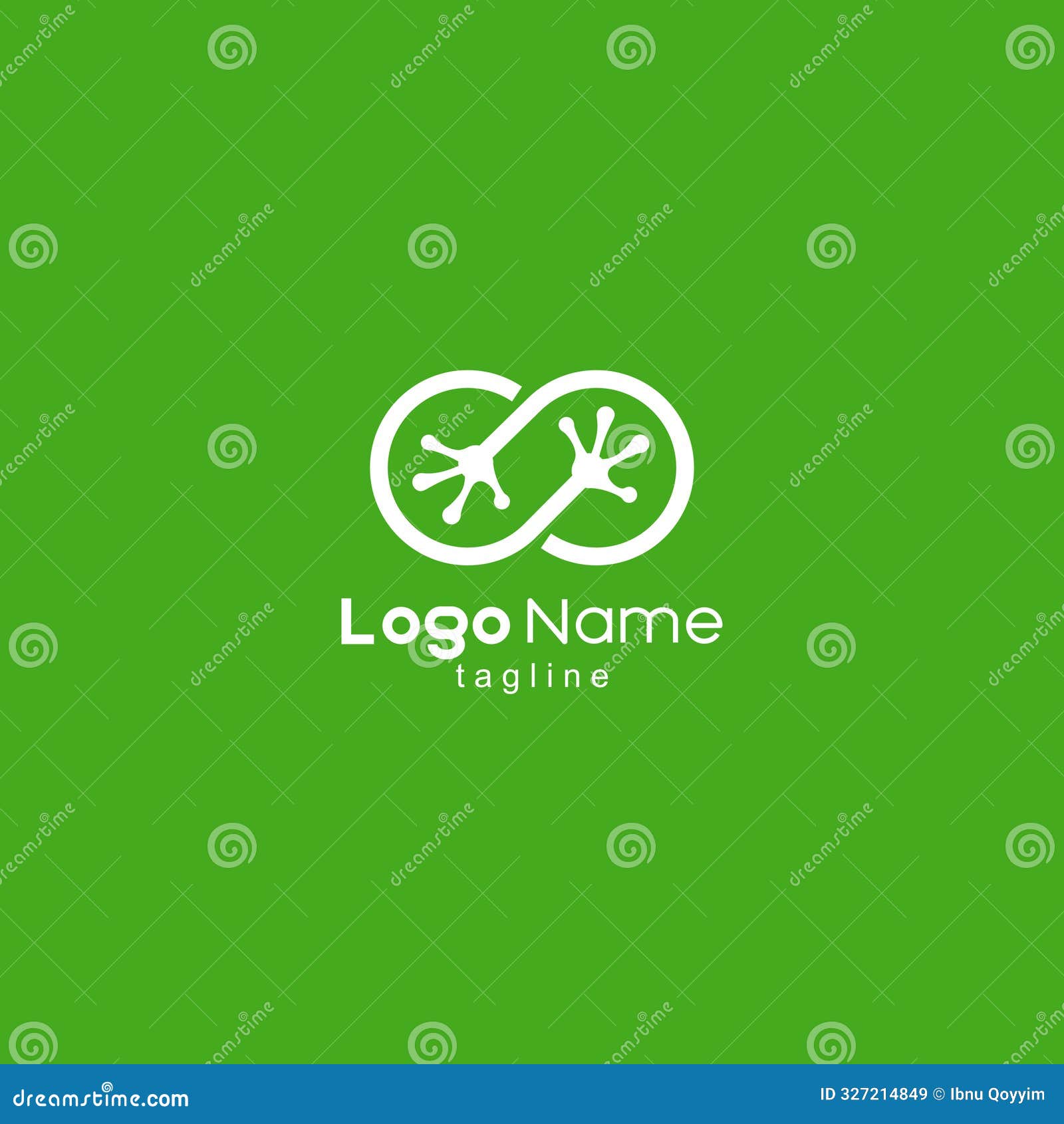 Infinity Frog Logo Design Vector Stock Illustration - Illustration of ...