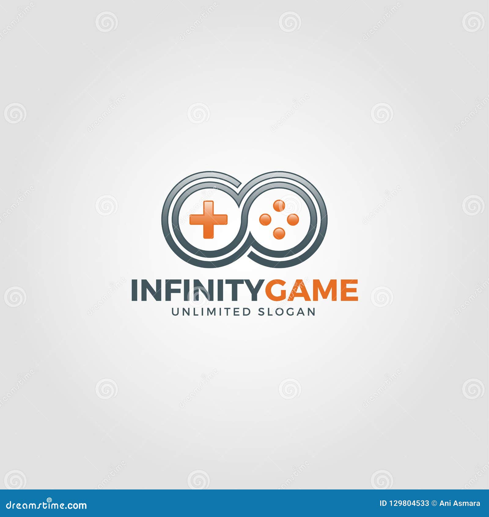 Infinity Game - Unlimited Game Logo Stock Vector - Illustration of ...