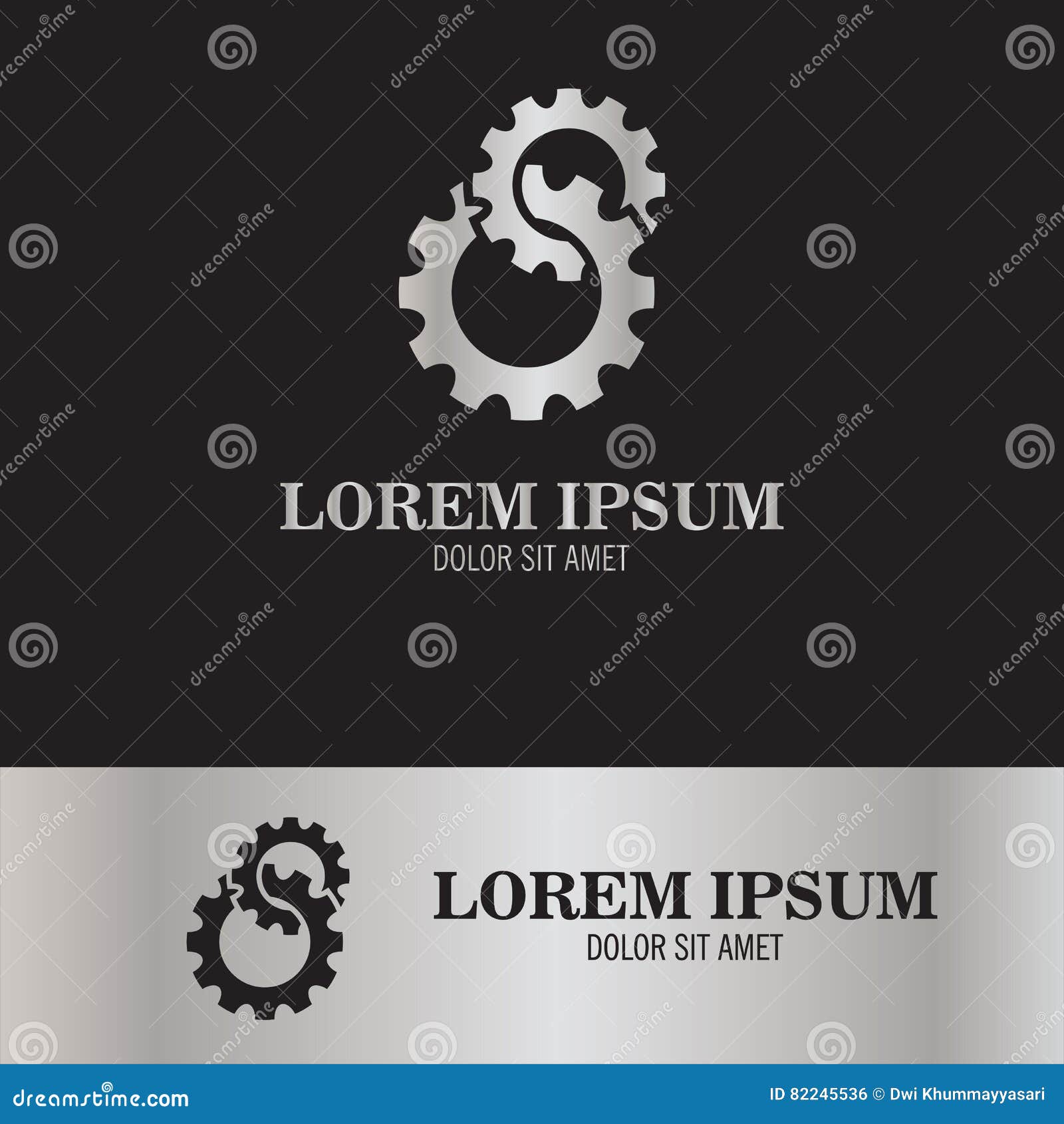 Infinity gear logo stock vector. Illustration of identity - 82245536