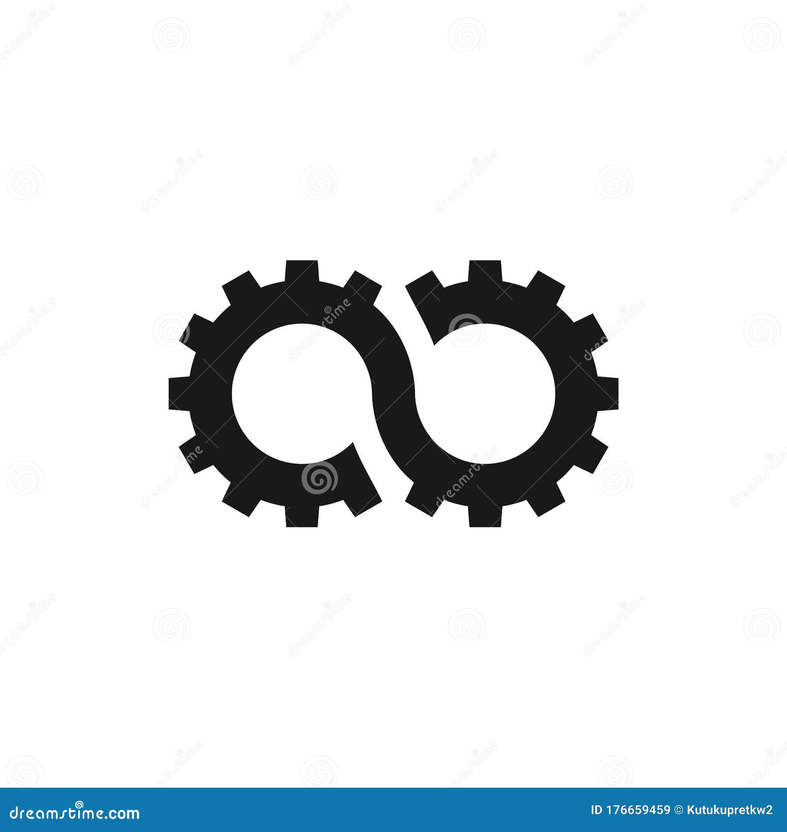 Infinity Gear Logo Template Illustration Design. Vector EPS 10 Stock ...