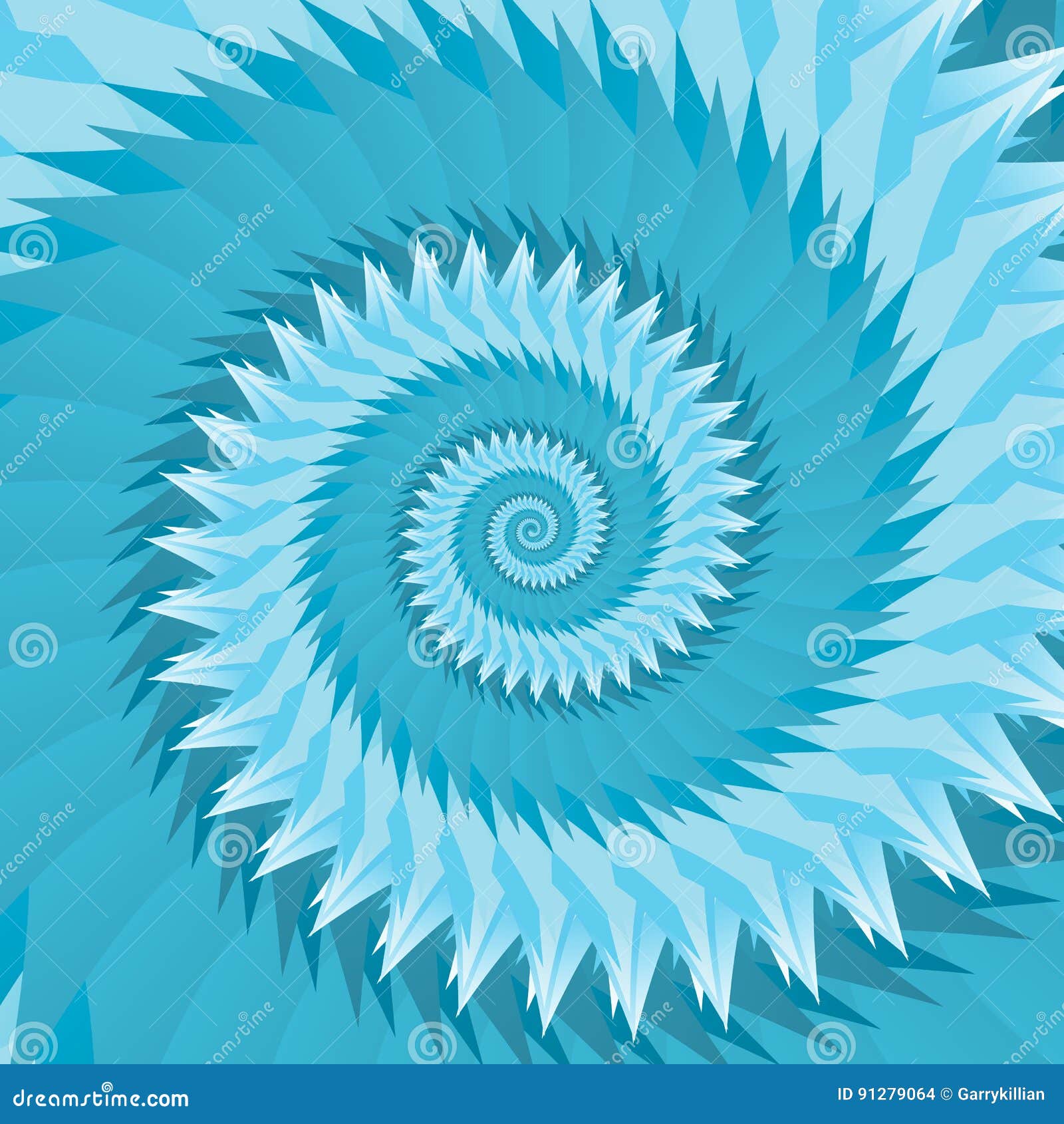 Into Infinity Geometry. Abstract Geometrical Concentric Swirl ...