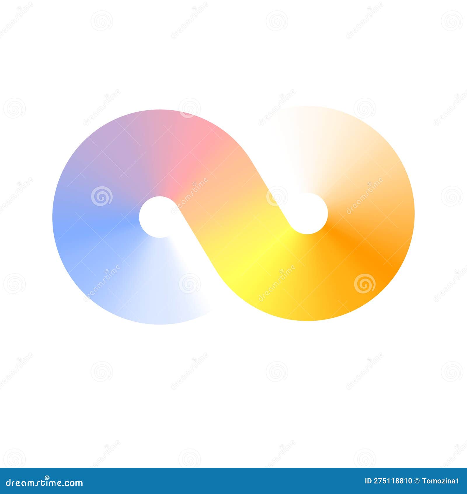 Infinity Gradient Geometric Logo Stock Vector - Illustration of ...