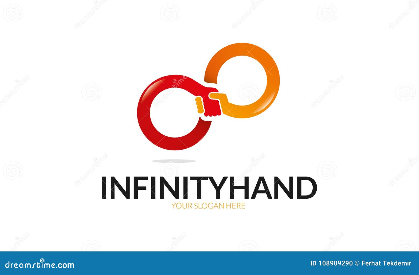 Infinity Hand Drawn Painted Symbols, Eternal Ink Brush Stroke Infinity ...