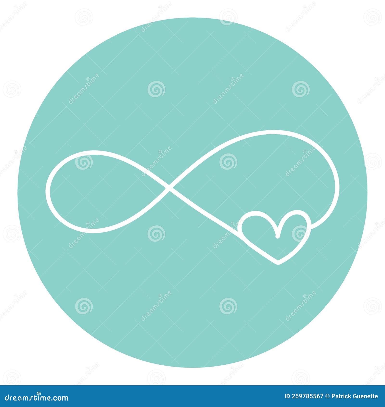Infinity heart, icon stock vector. Illustration of swirl - 259785567 Infinity heart, icon stock vector. Illustration of swirl - 259785567