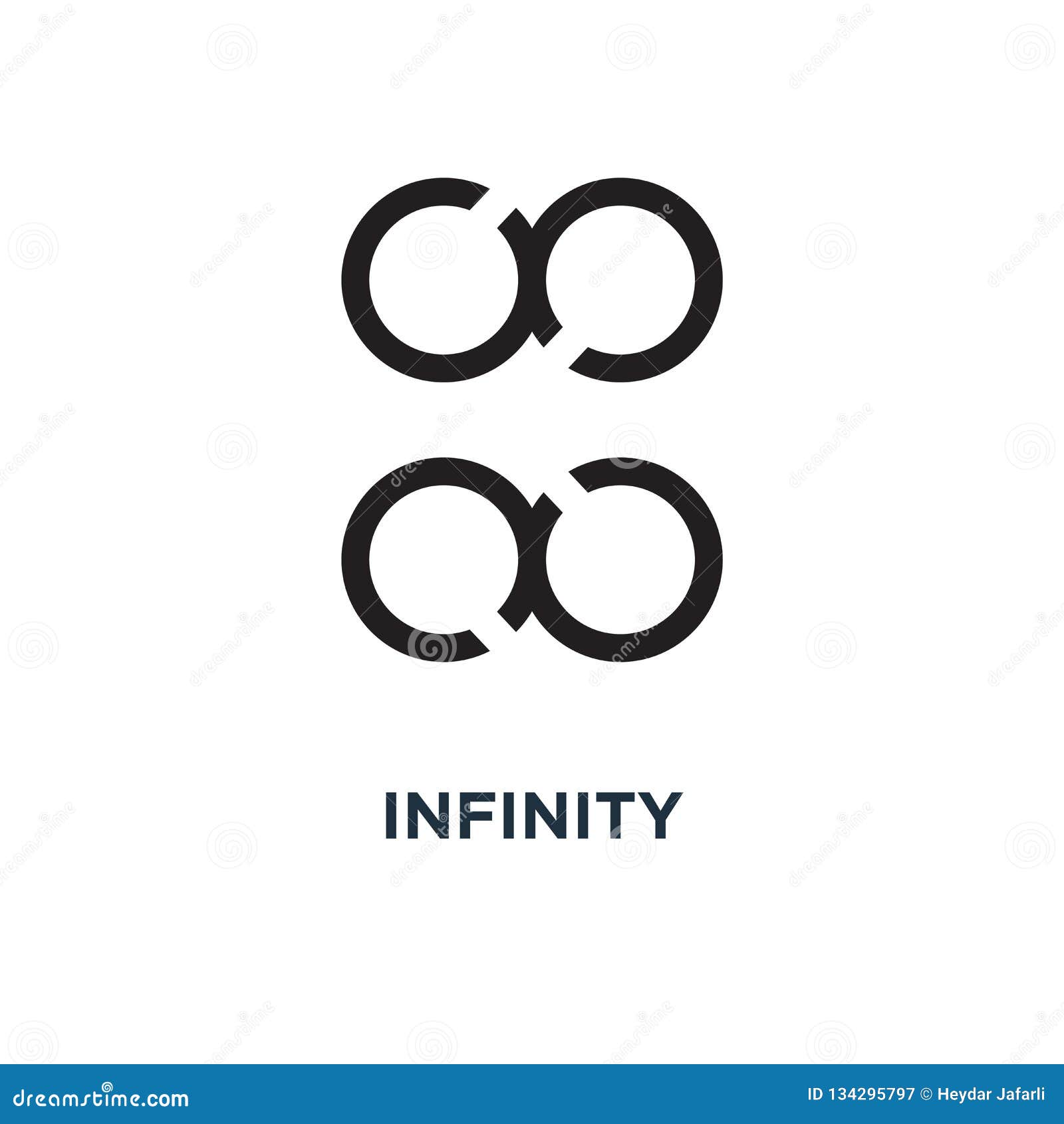 Infinity Icon. Simple Element Illustration Stock Vector - Illustration ...