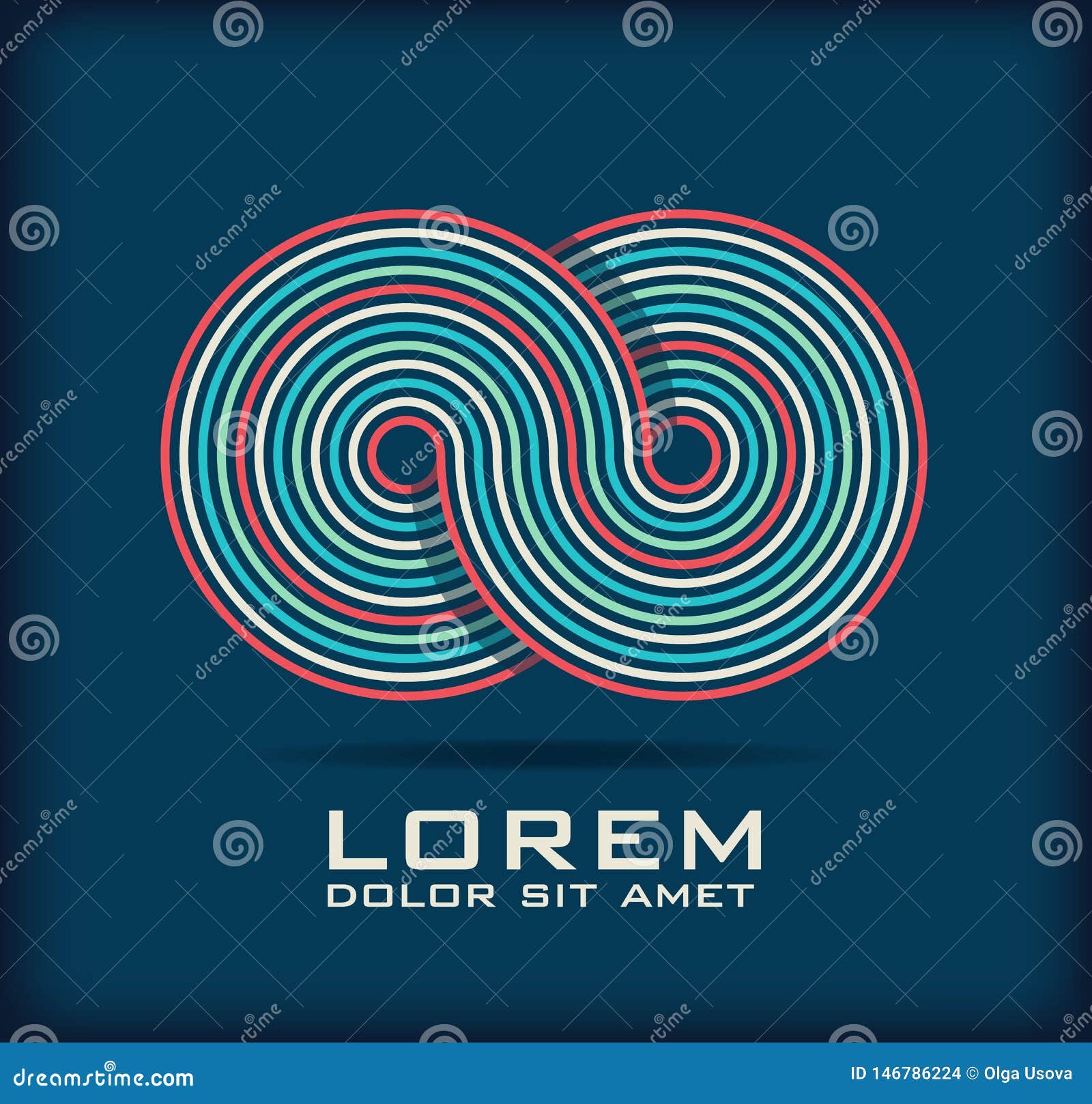 Infinity Icon Cartoon Vector | CartoonDealer.com #214508483