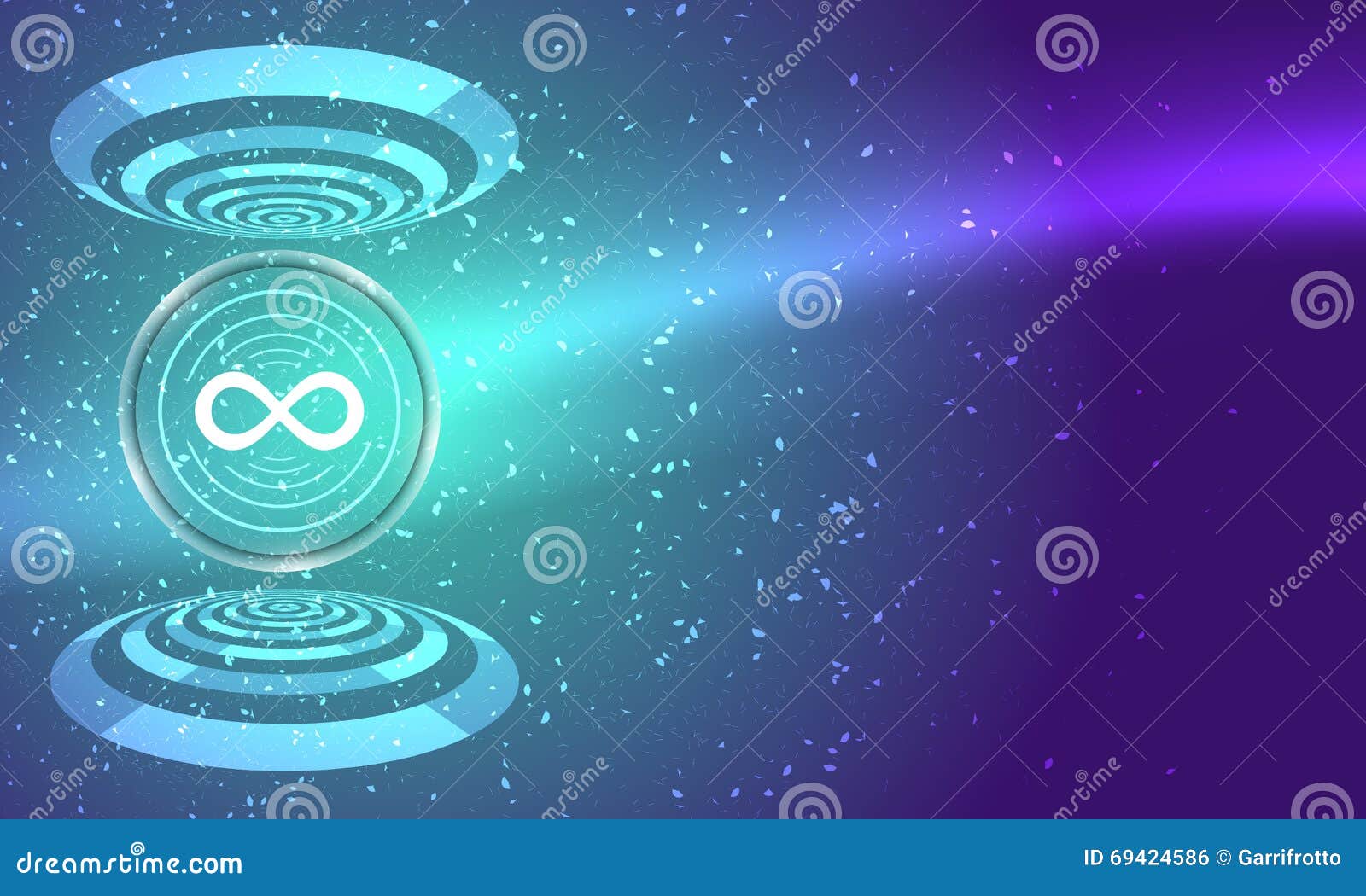 Infinity icon stock illustration. Illustration of background - 69424586